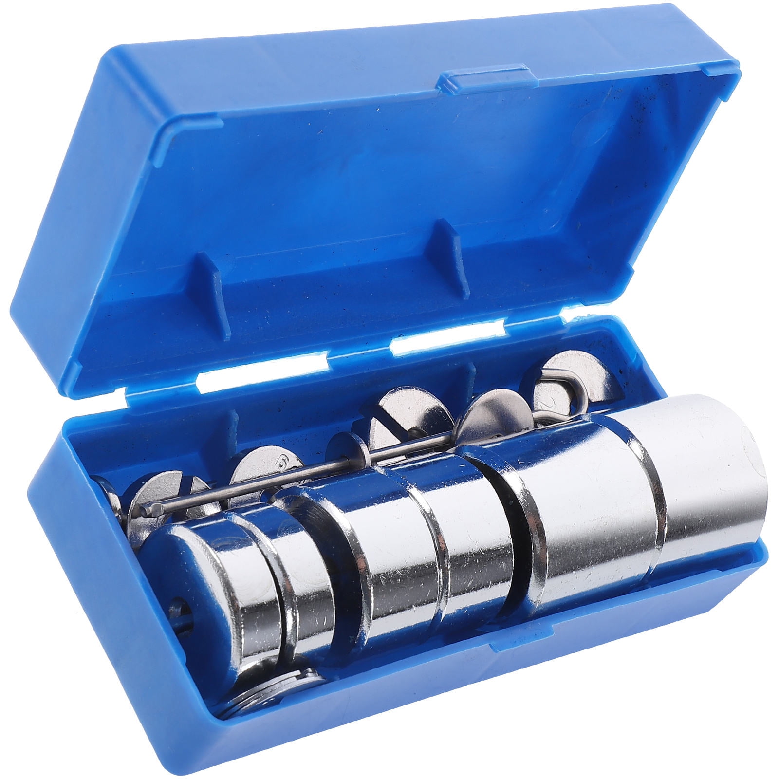 OUNONA Steel Slotted Mass Set with Hanger for Physics Lab Teaching ...