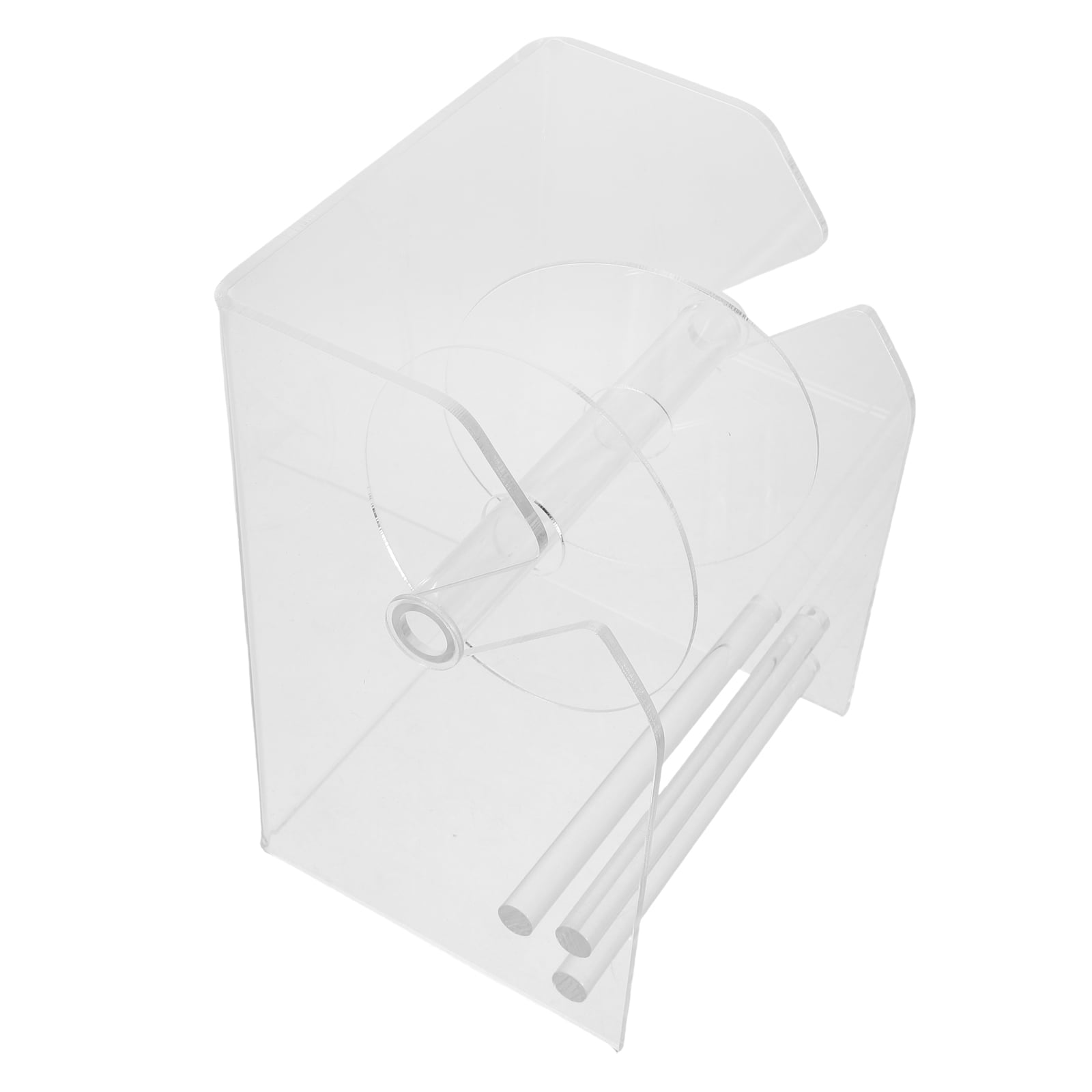 OUNONA Sticker Dispenser Stand Desktop Label Dispenser Organizer 3 Slot ...