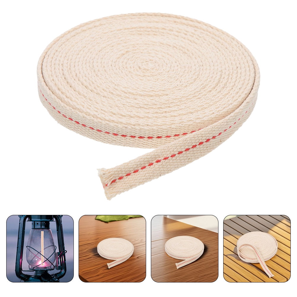 OUNONA Stitched Oil Lamp Wick Replacement Cotton Wick for Oil Lanterns ...