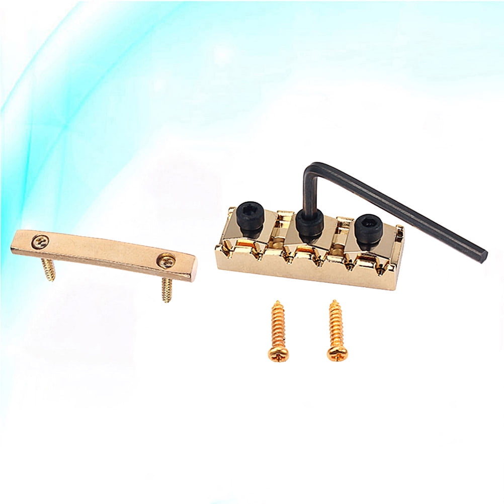 OUNONA String Retainers Set Locking Nut String Tension Bar for Guitar ...