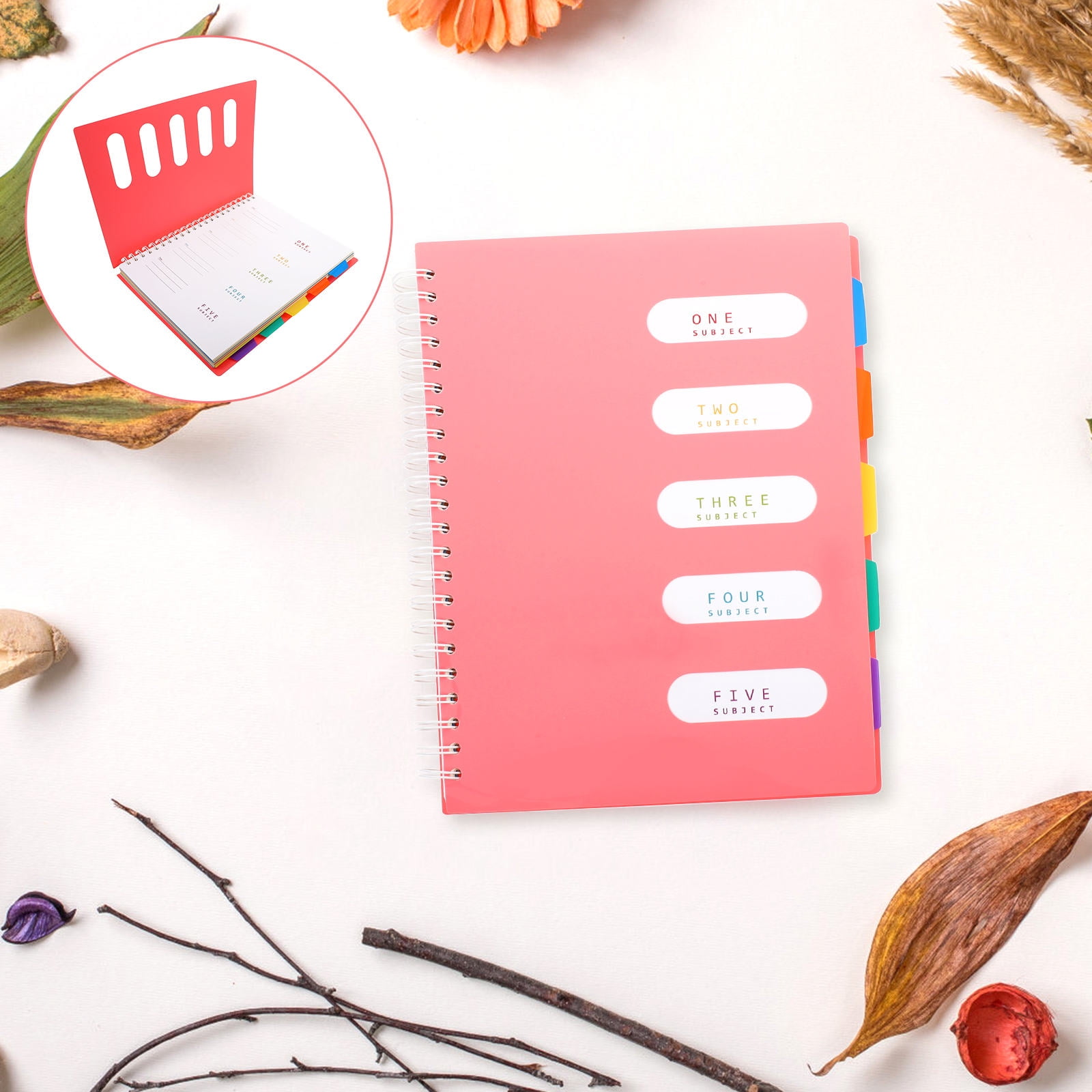 OUNONA Students Writing Notepad List Notepads Spiral Hardcover Notebook ...