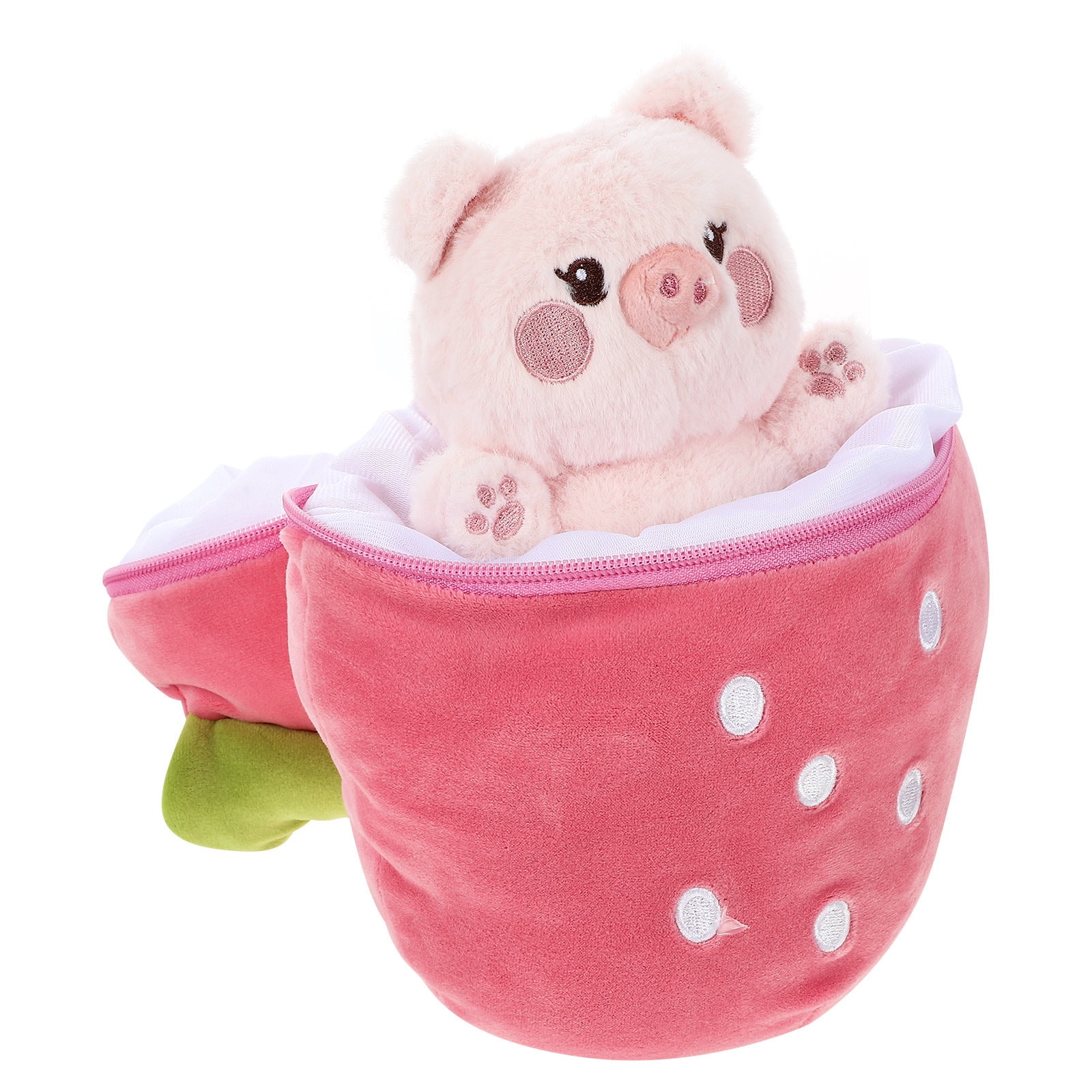 OUNONA Stuffed Animal Lovely Plush Pig Doll Hide Stuffed Plush ...