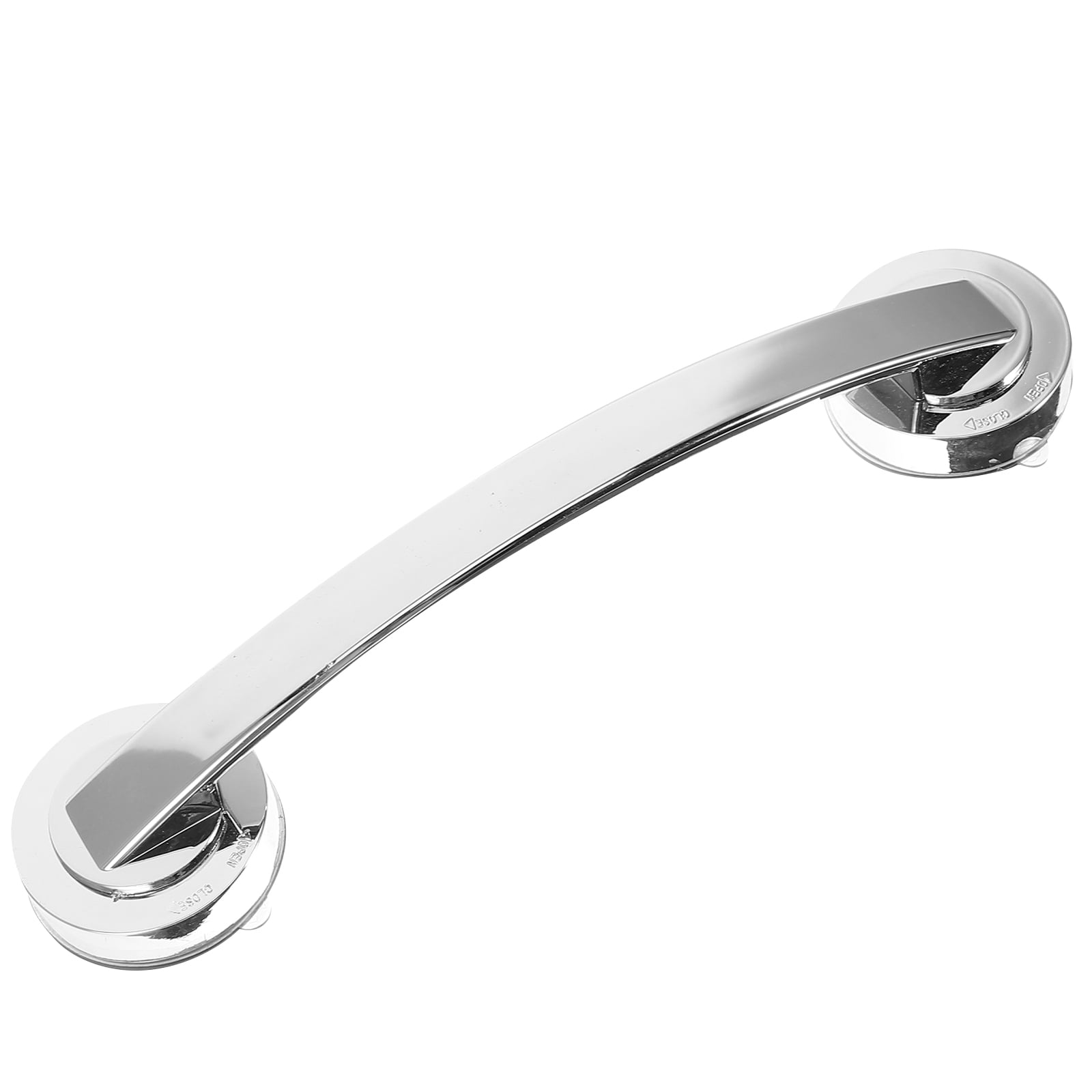 OUNONA Suction Grab Rails for Shower Bathroom Bar Chrome Safety Handle ...