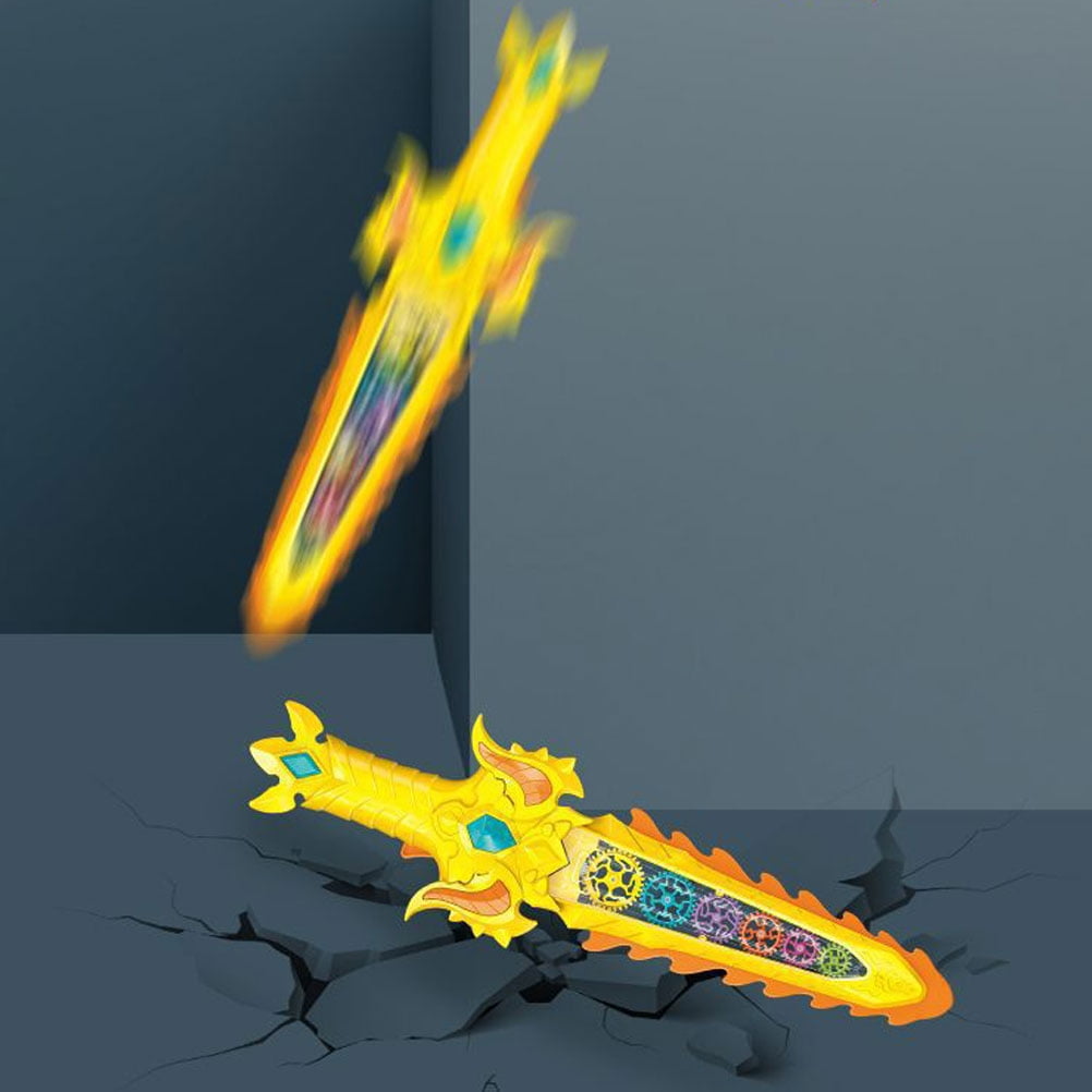 OUNONA Swords for Kids Sound and Light Gear Toys Creative Play ...