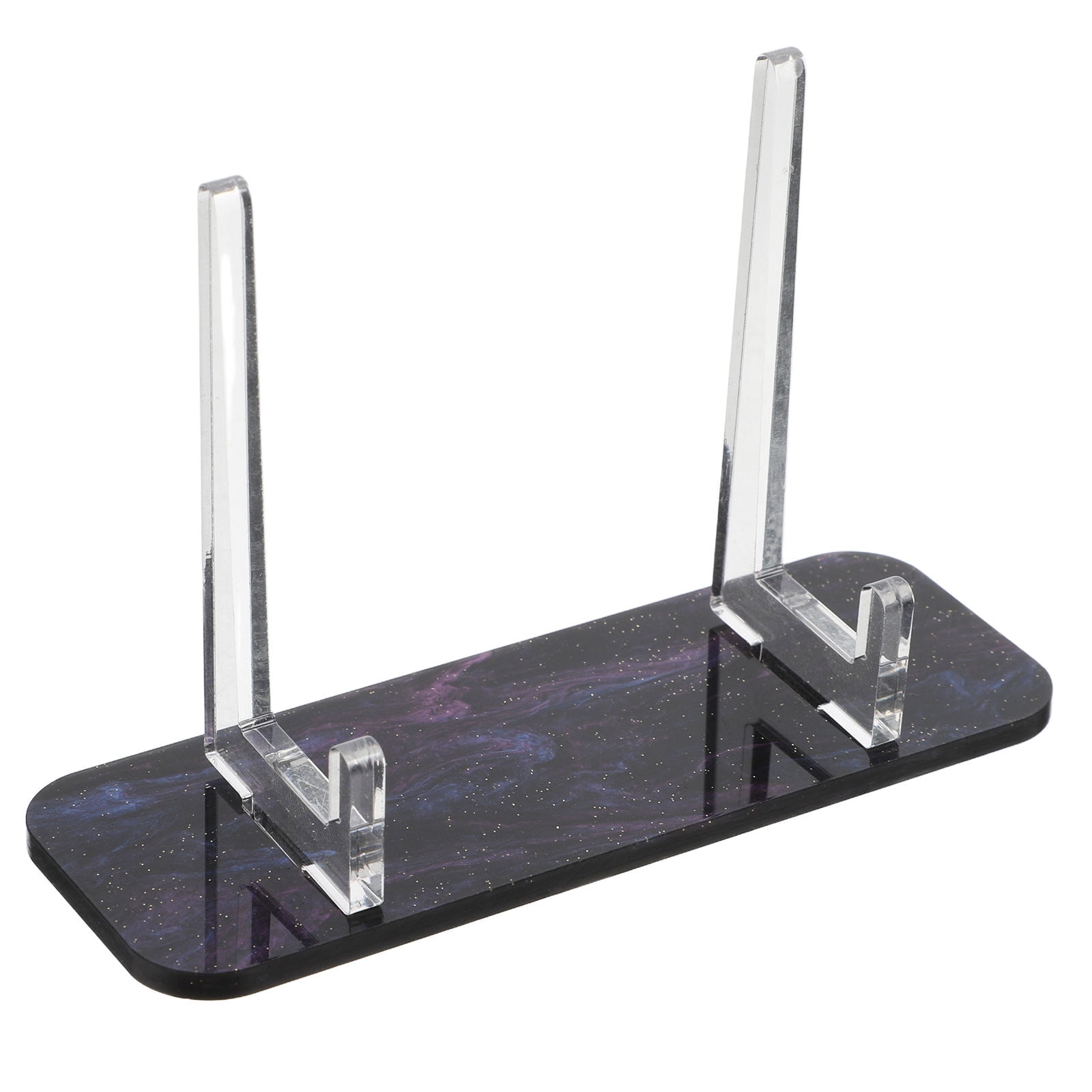 OUNONA Tabletop Acrylic Stand Photo Card Displaying Holder Convenient ...