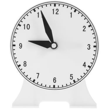 Westclox Red 12" Time Teacher Analog QA Wall Clock with Quiet Sweep ...