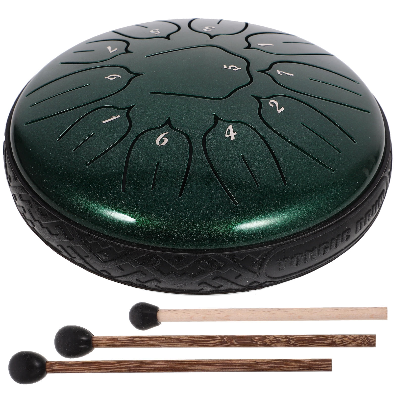 OUNONA Tenor Drum Tambourines Steel Tongue Children's Musical ...