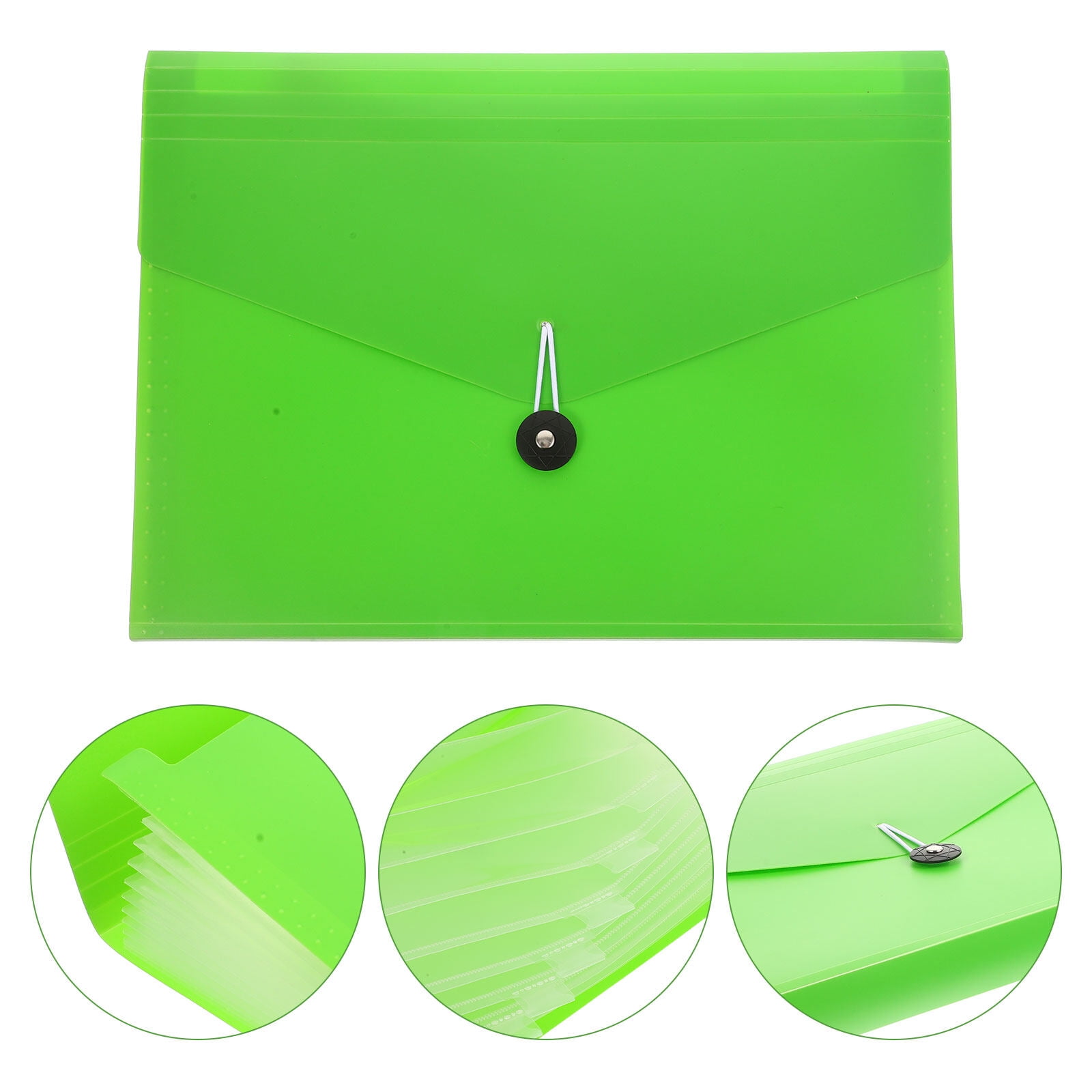 OUNONA Test Paper Clip File Holder Accordion Expandable Folder Student ...