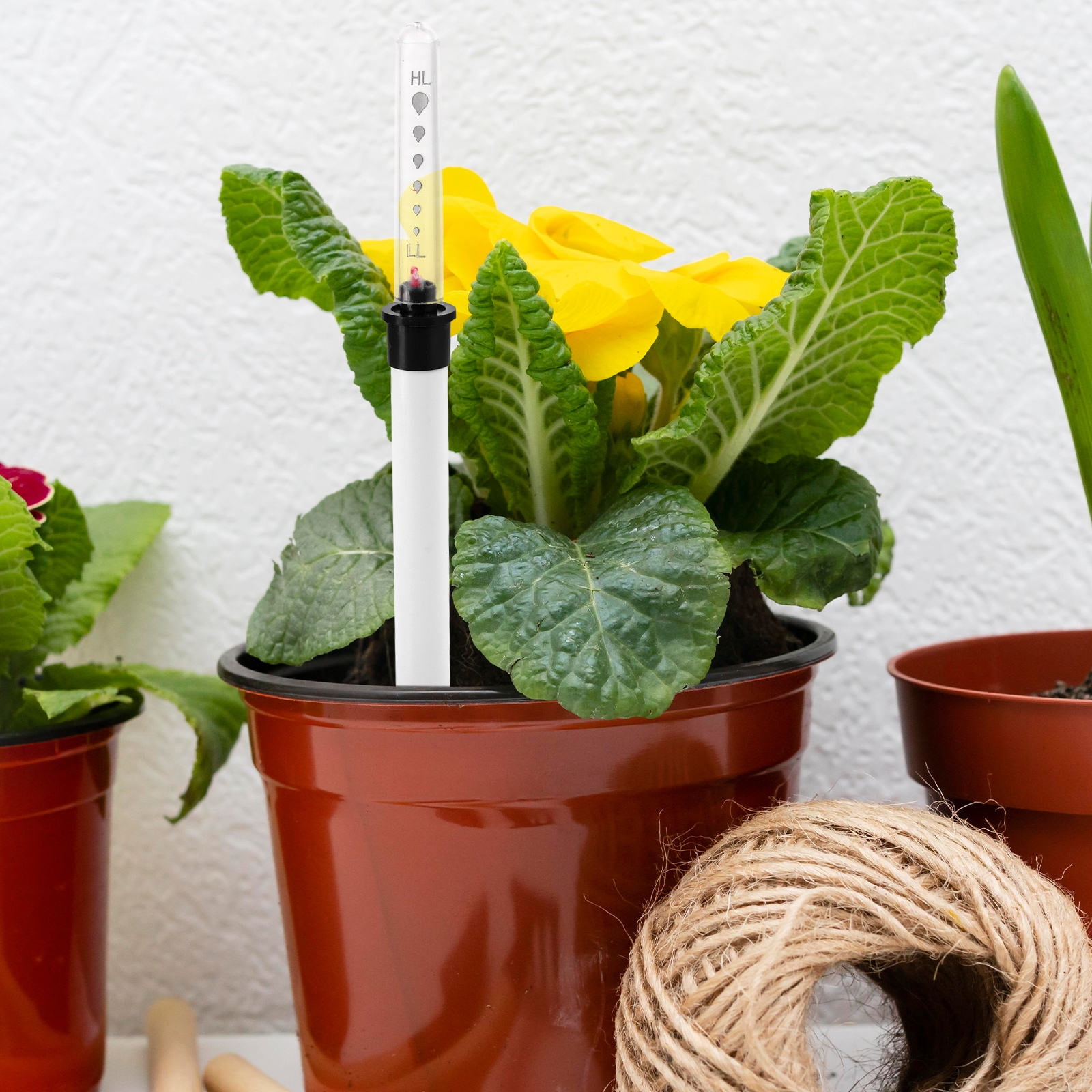 OUNONA The Lazy Gardener's Water Level Gauge for Flower Pots Plastic ...