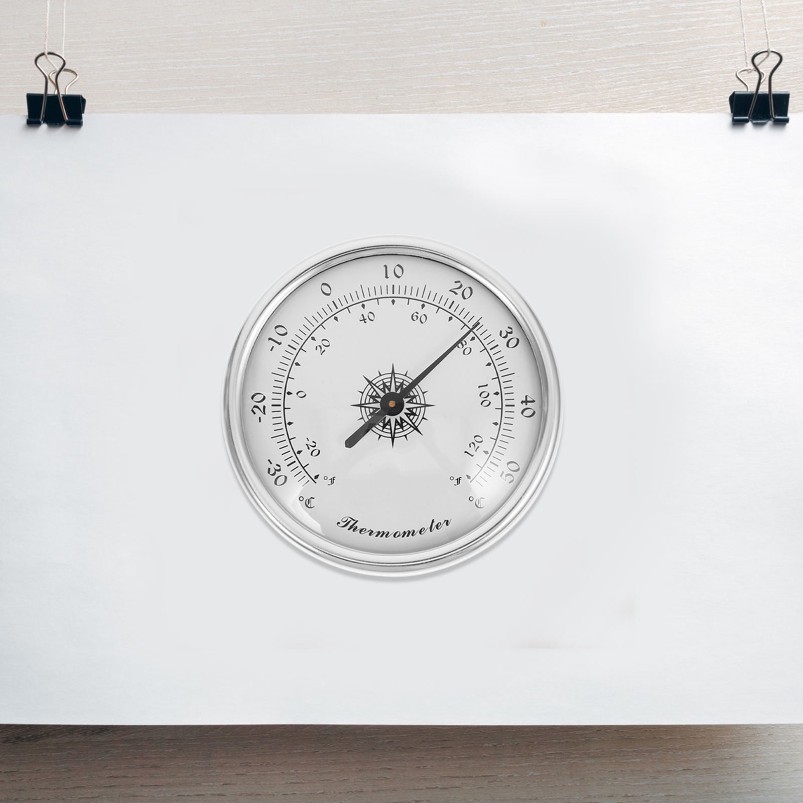 OUNONA Thermometer Hygrometer Wall Mount Display Humidity Indoor ...