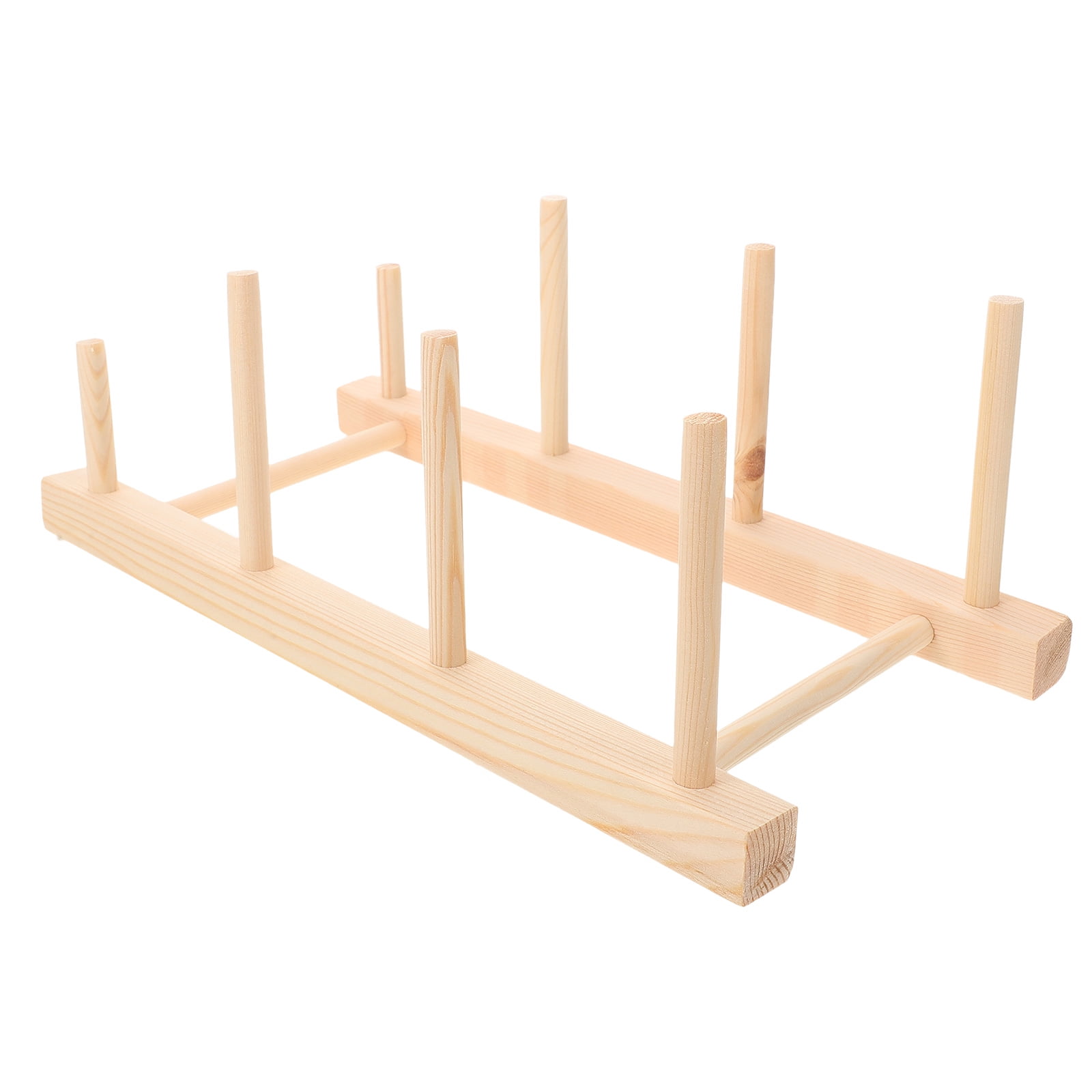 OUNONA Thread Holder For Large Spools Thread Stand Wood Braid Rack ...