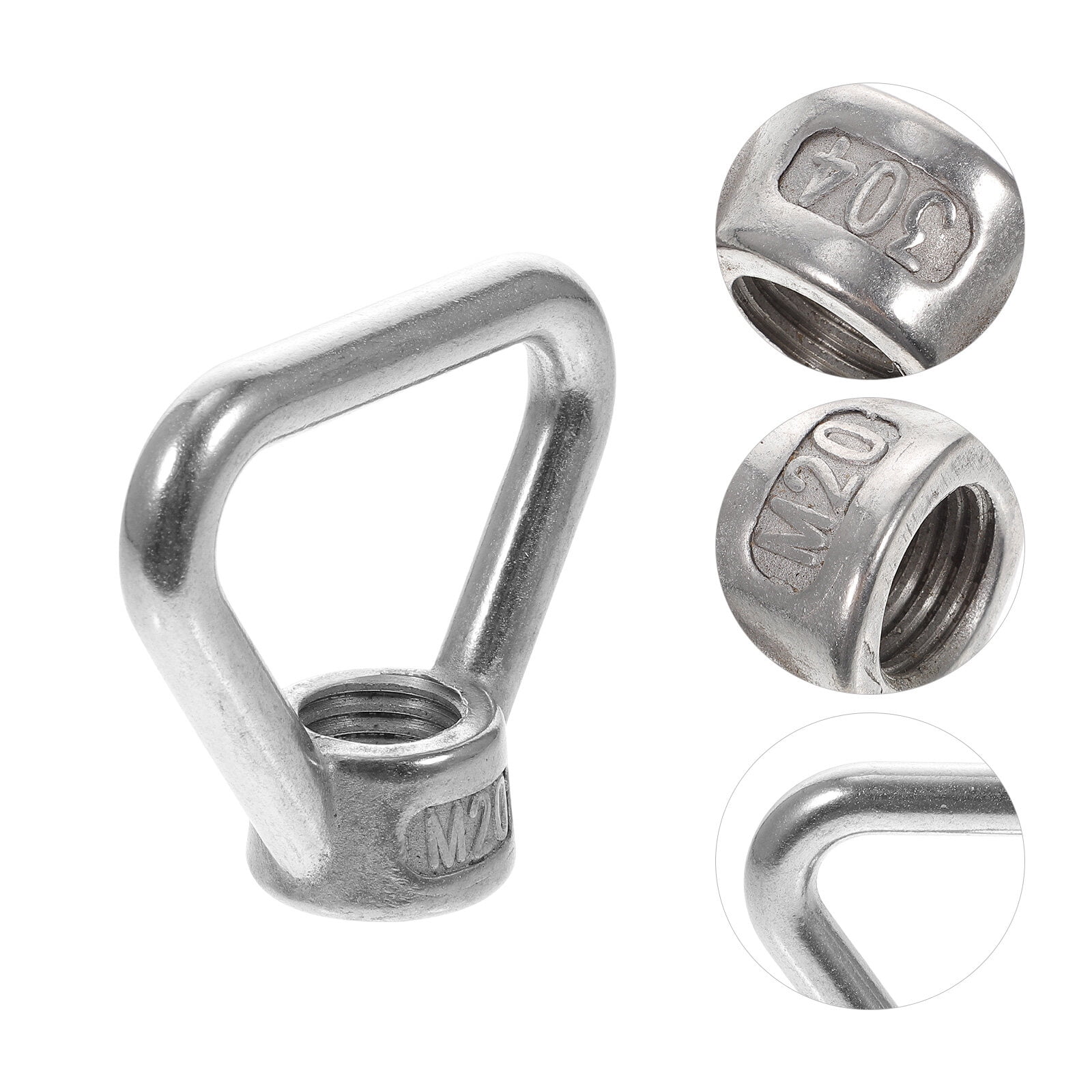 OUNONA Threaded Stainless Steel Nut Bolt Screw Connection - Walmart.com