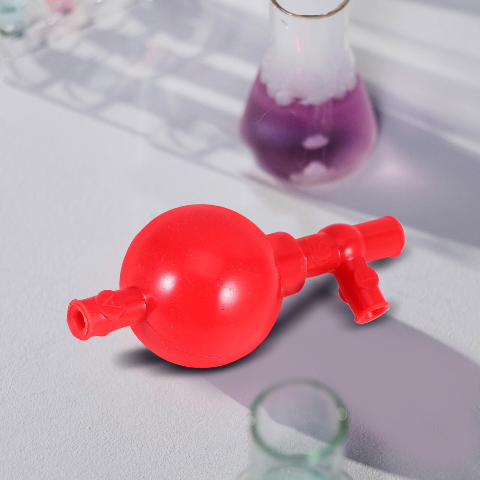 OUNONA Three Valve Pipette Filler for Lab Silicone Suction Bulb ...