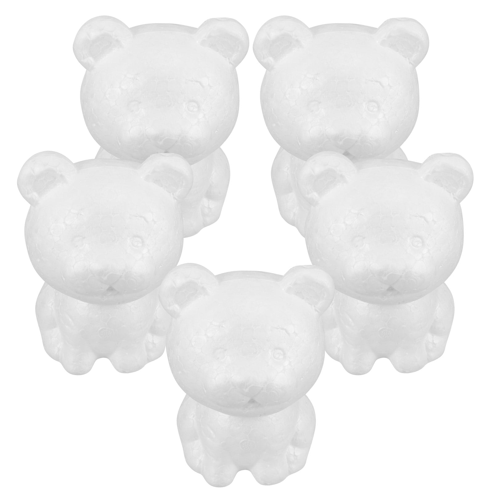 OUNONA Tiger Shaped Foam Crafts for Kids DIY White Craft Foam Sheet for ...