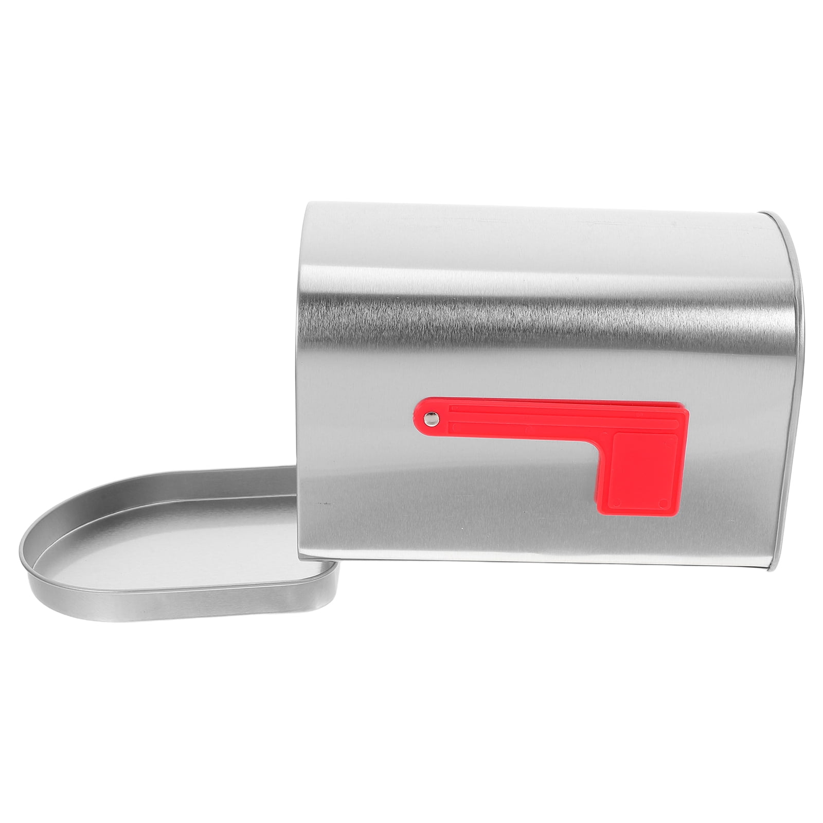 OUNONA Tinplate Mailbox Small Decorative Tin Mailbox Metal Cookie Tins ...