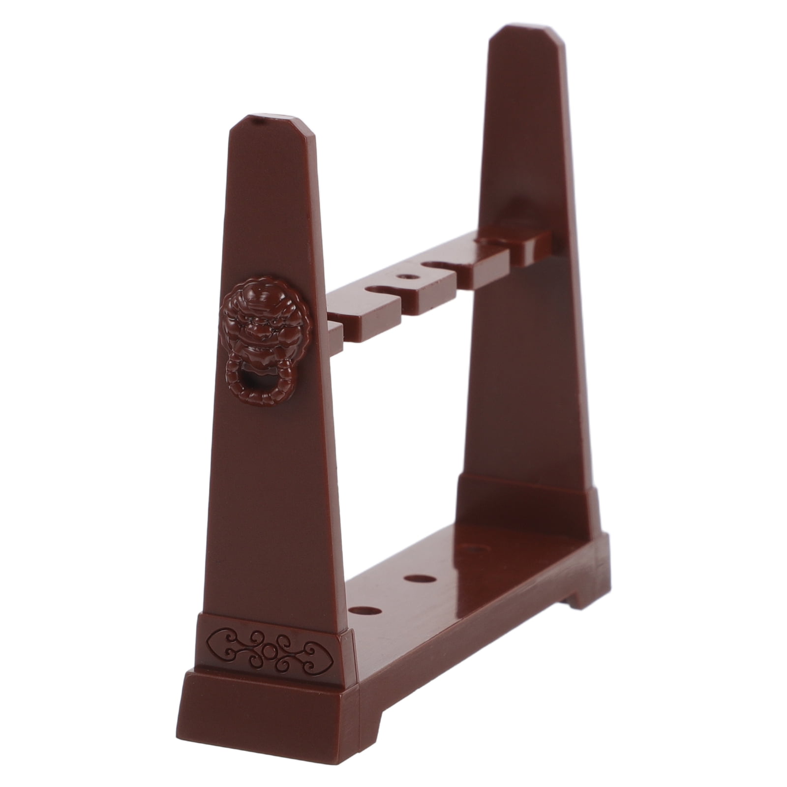 OUNONA Tiny Sword Holder Miniature Model Sword Stand Horizontal Sword ...