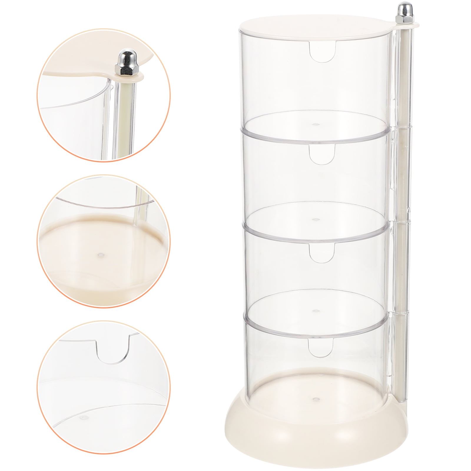 OUNONA Tips Beauty Storage Box Sponge Container Powder Puff Holder ...