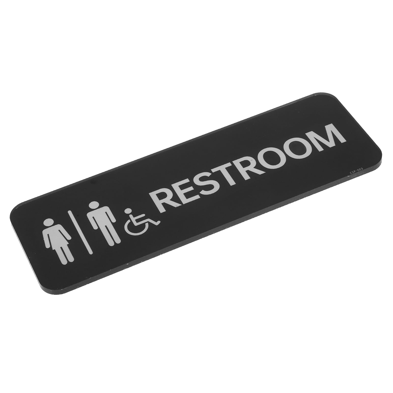 OUNONA Toilet Identification Sign Restroom Signs for Door Bathroom ...