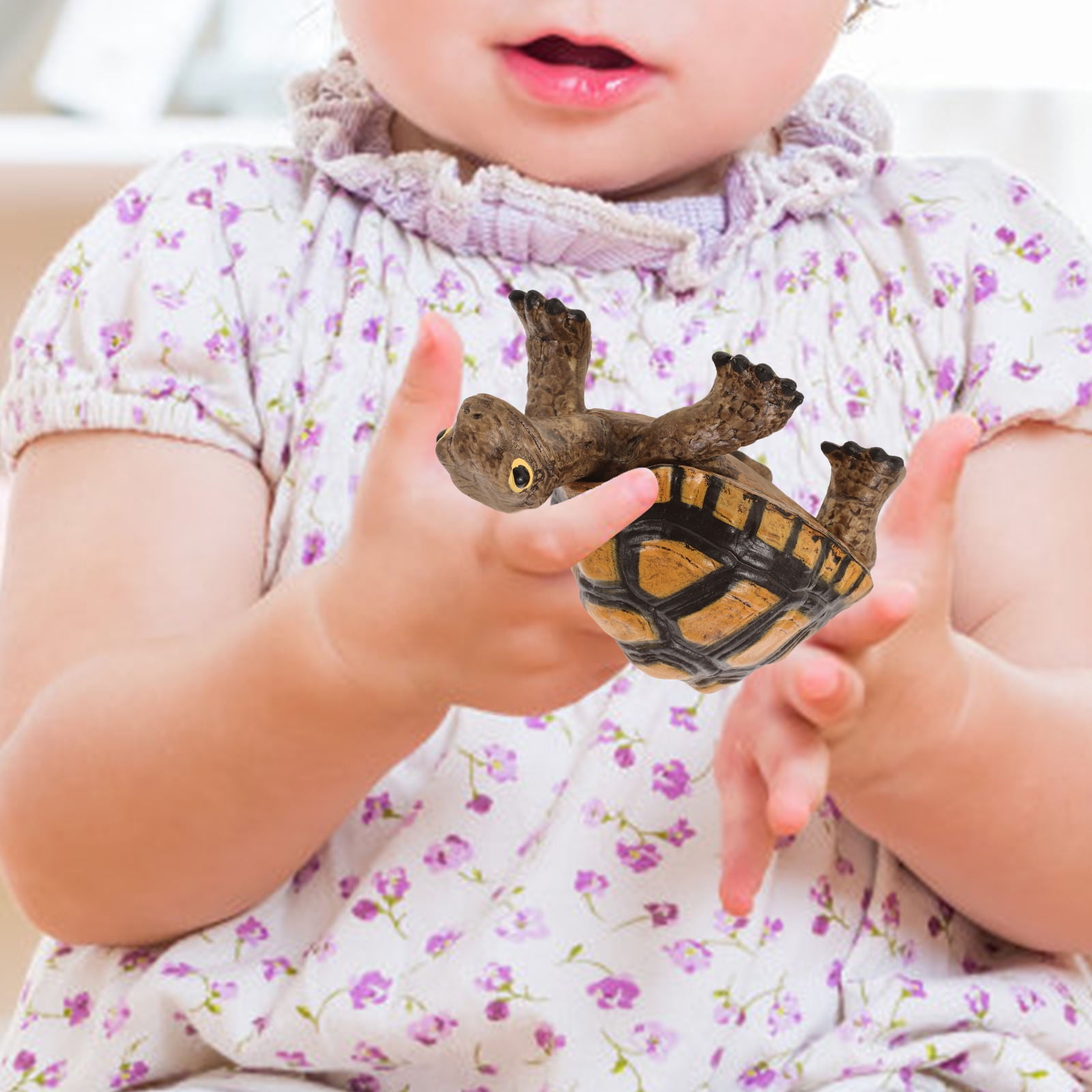 OUNONA Tortoise Figurines Sea Turtles Figures Wild Animal Model Turtle ...