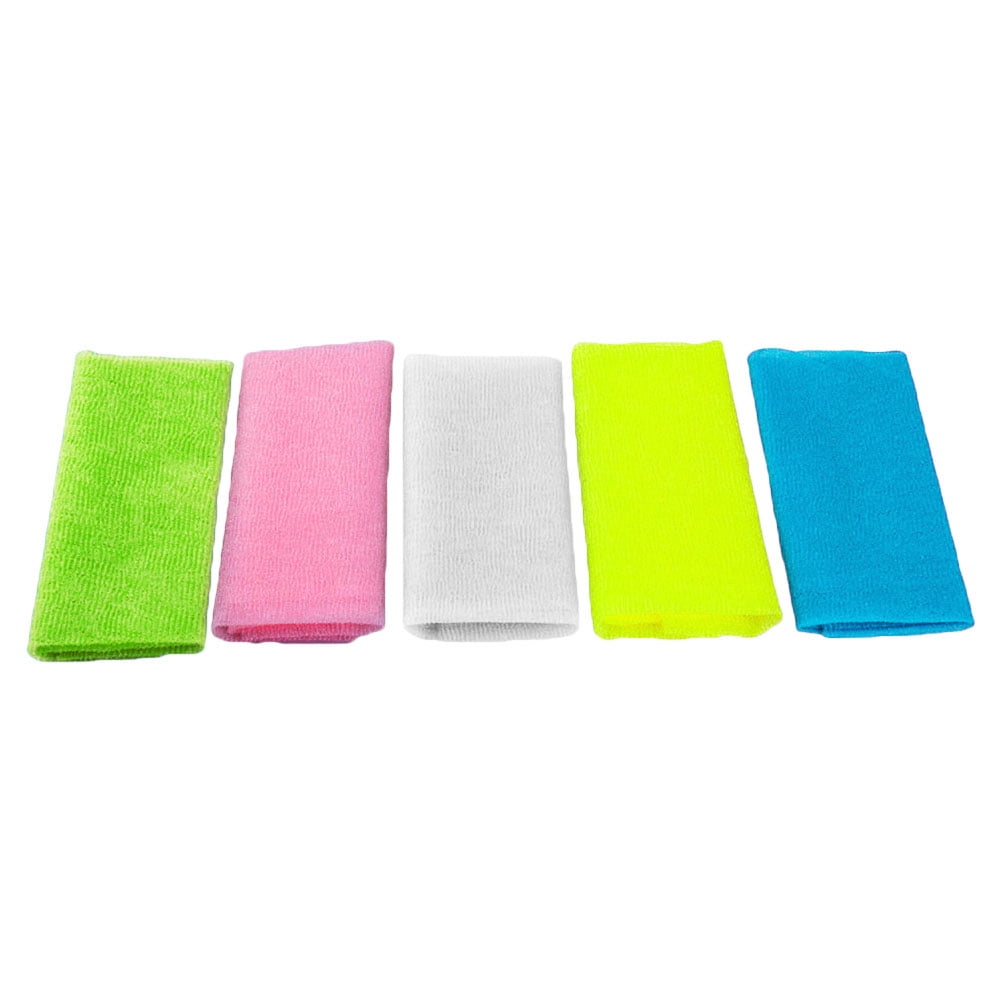 OUNONA Towel Bath Nylon Cloth Bathing Dual Sided Japanese Skin Sponge ...