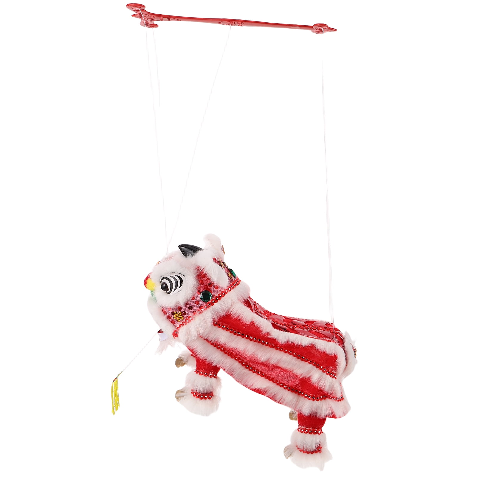 OUNONA Traditional Chinese Lion Puppet Marionette for Spring Festival ...