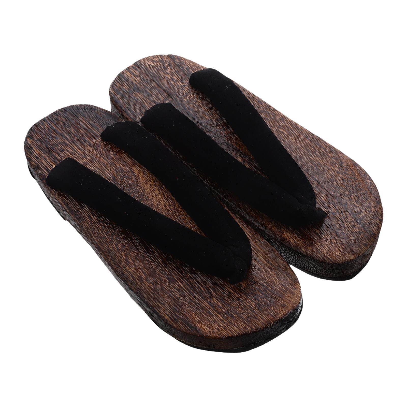 OUNONA Traditional Japanese Wooden Clog Sandals for Men Cosplay Kimono ...