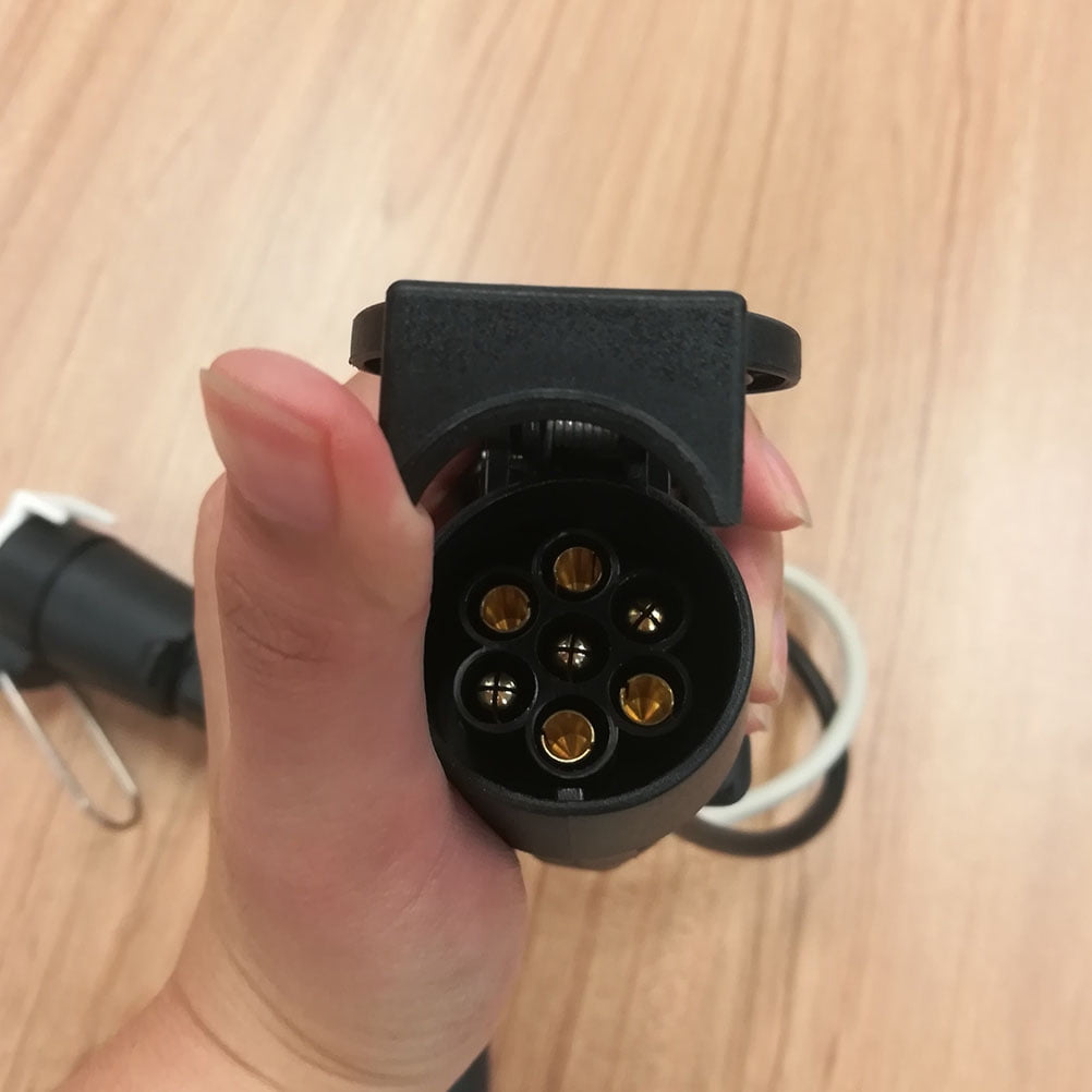 OUNONA Trailer Accessories with Sheathed Cable 7 Pin Plug and Socket ...