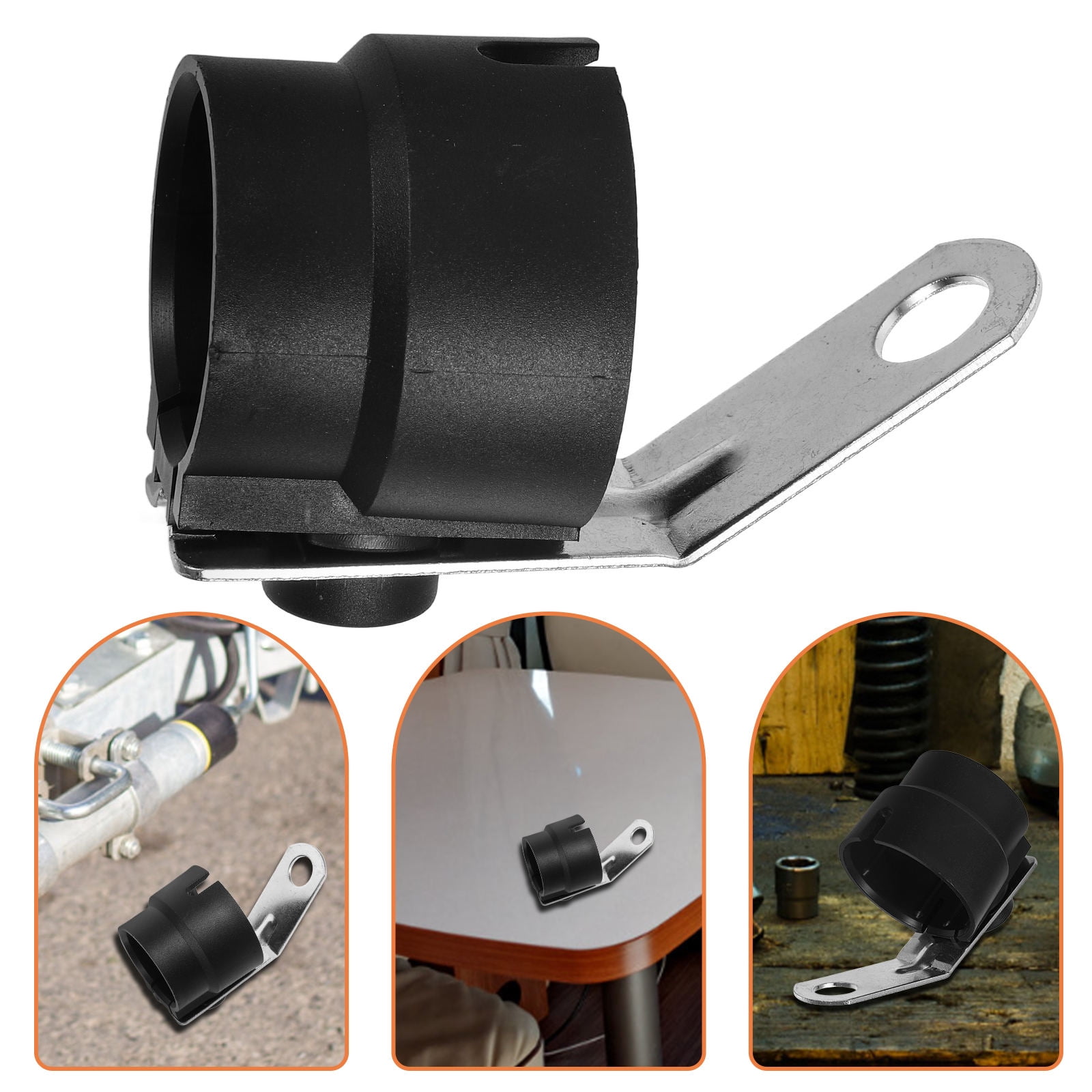 OUNONA Trailer Plug Holder 7 Pin Trailer Socket Bracket Towing Trailer ...