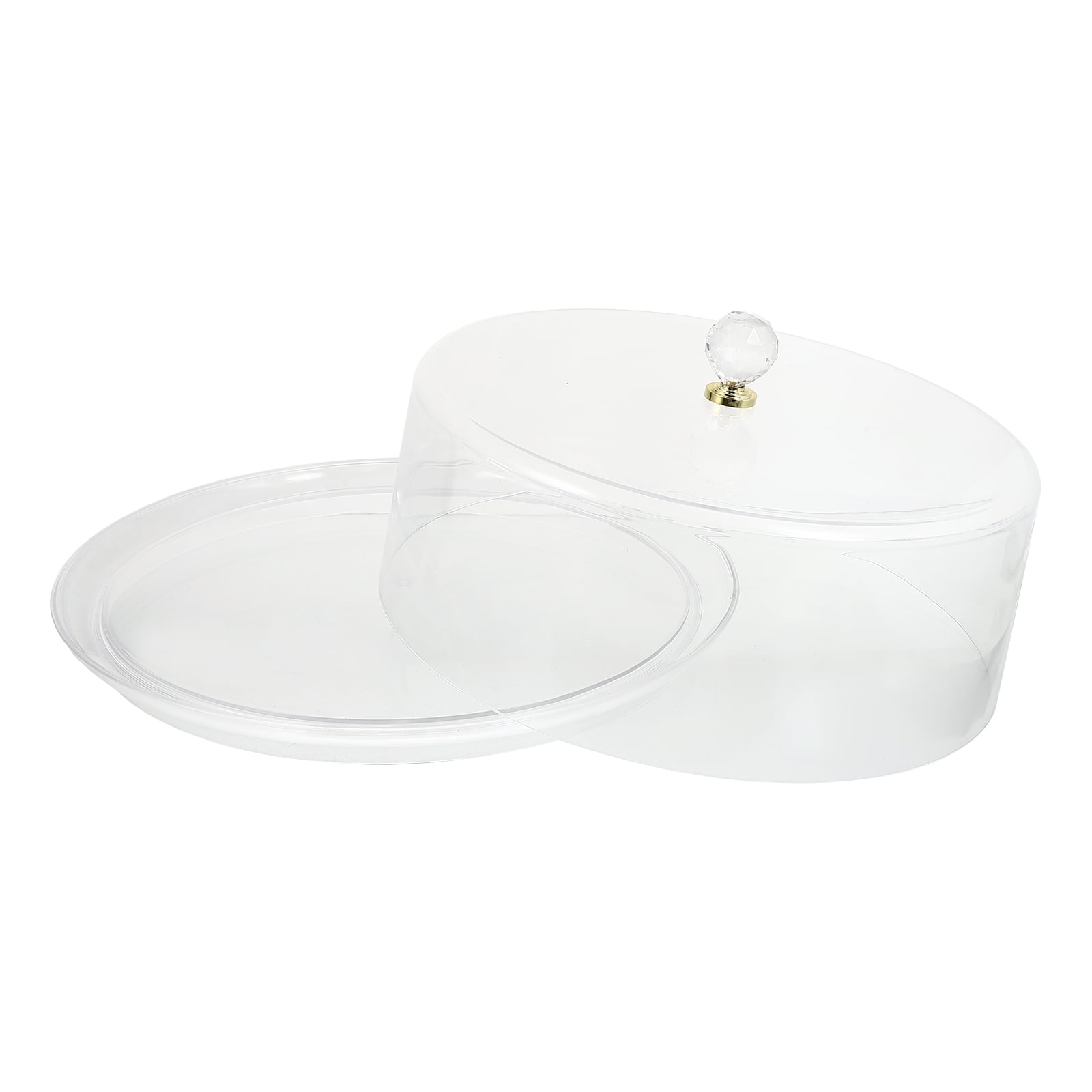 OUNONA Transparent Acrylic Dish Cover for Kitchen Use Keeps Food Fresh ...