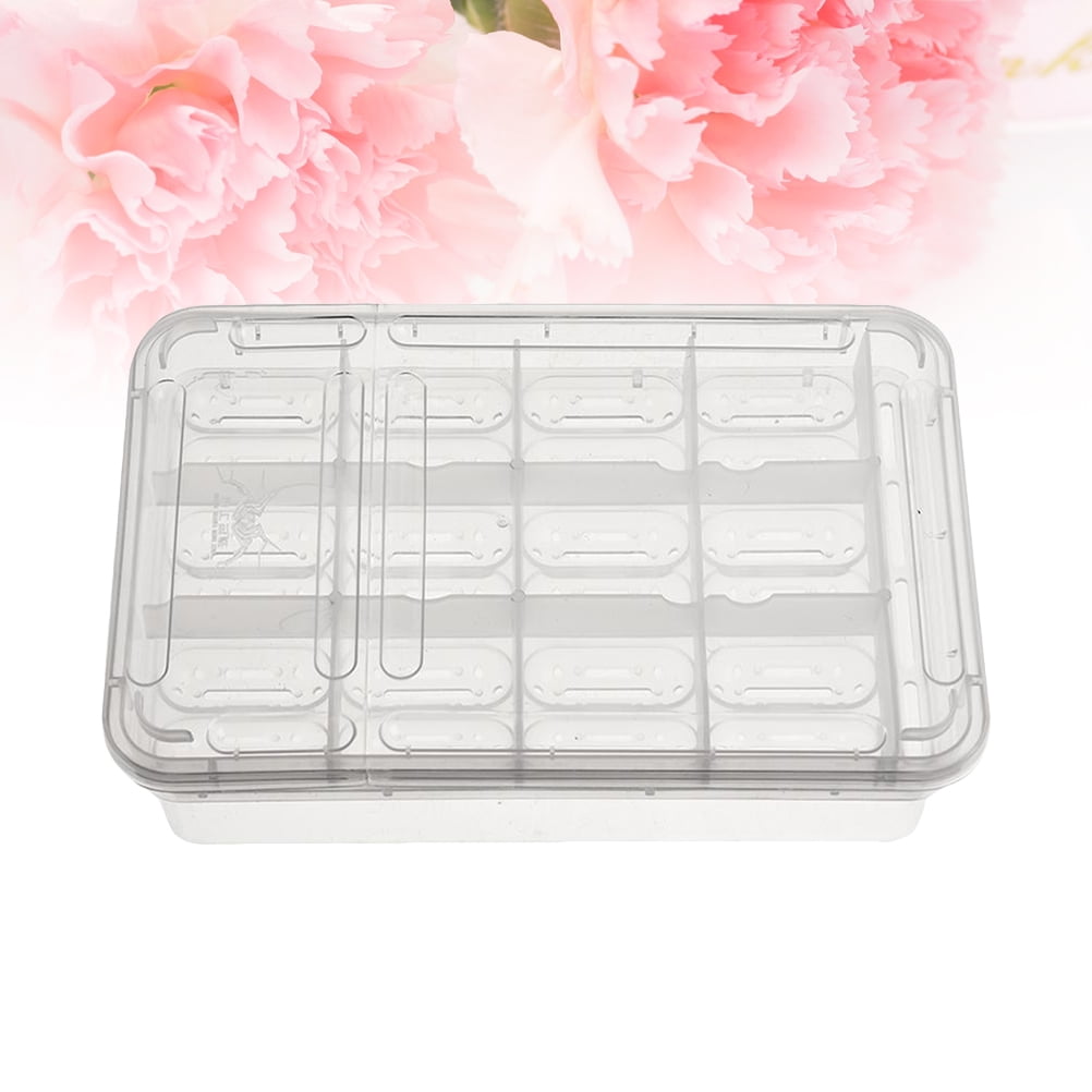 OUNONA Transparent Breeding Isolation Box with 24 Compartments ...