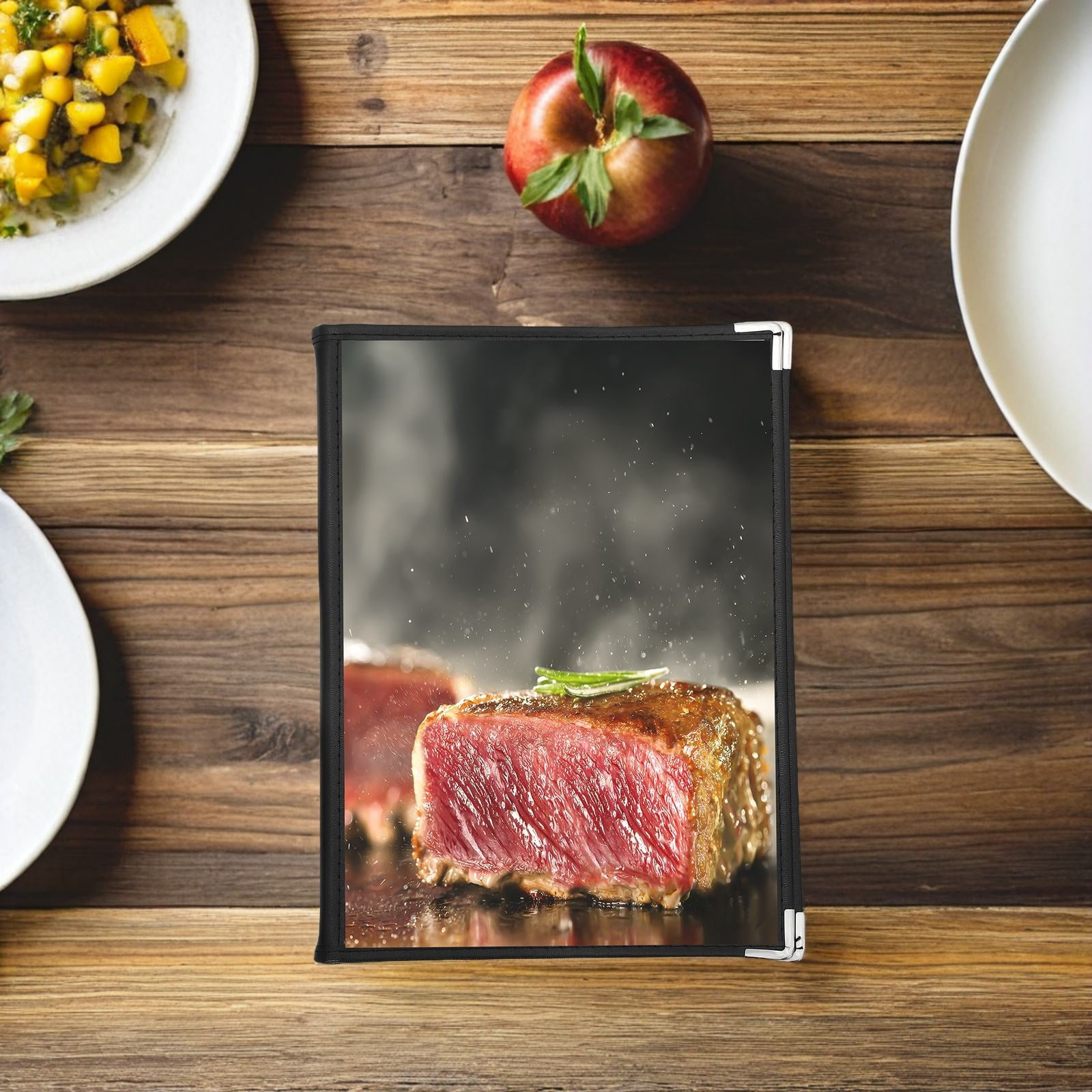 OUNONA Tear Resistant PVC Menu Cover Flexible Updates for Restaurant ...