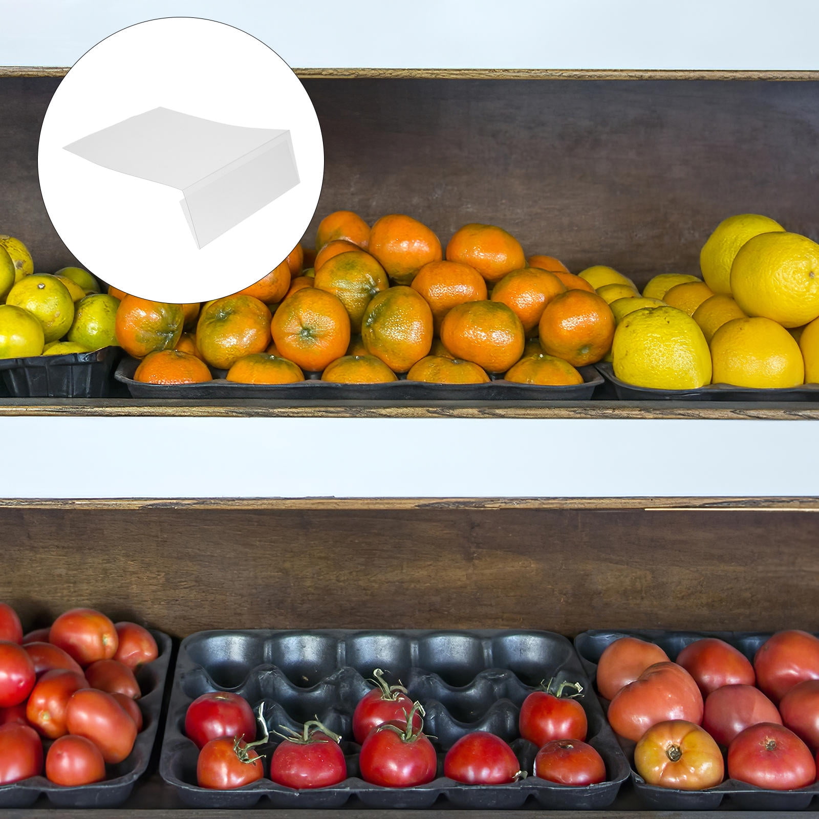 OUNONA Transparent PVC Price Tag Holders for Retail Stores Supermarket ...