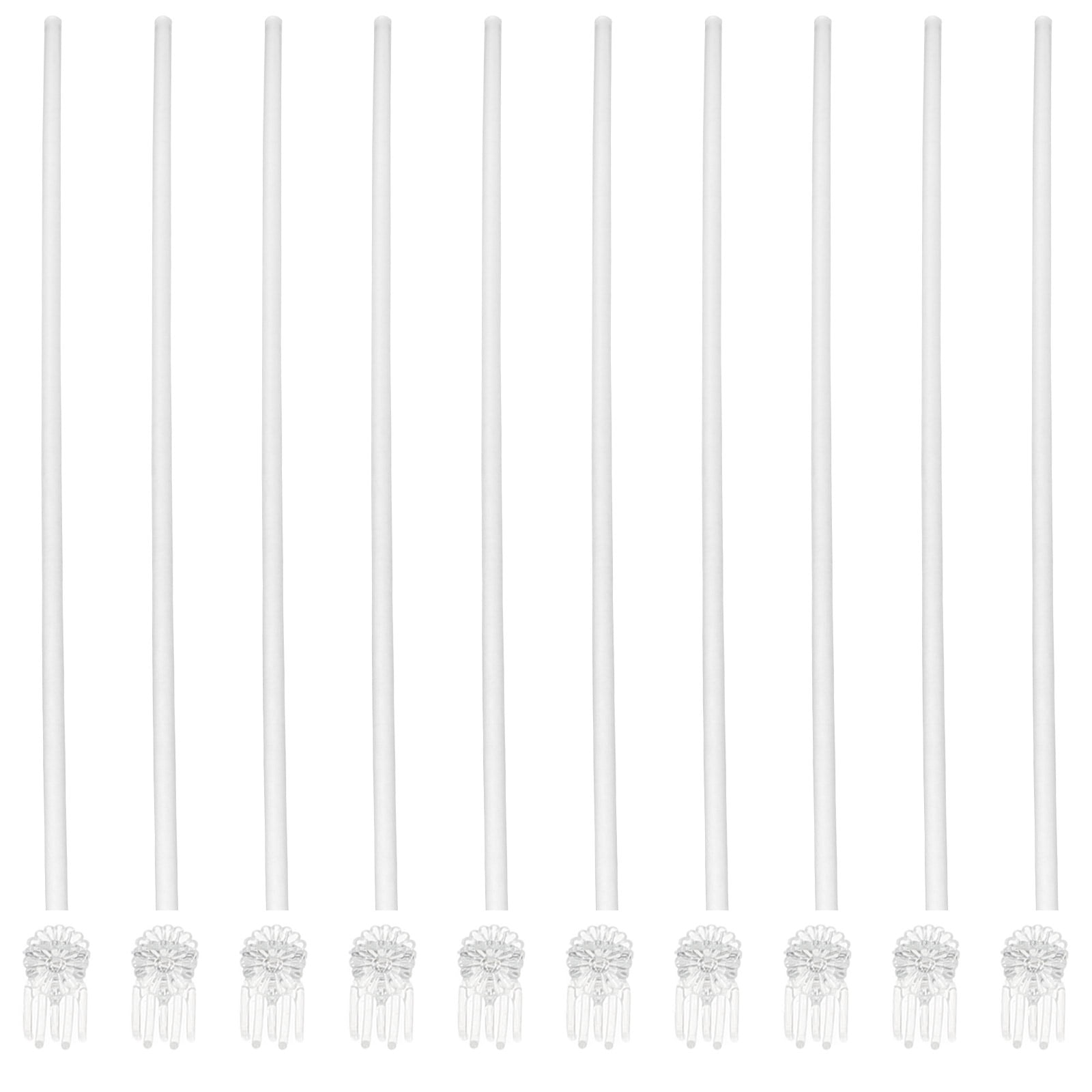 OUNONA Durable Acrylic Plant Stakes, Transparent Supports for Home ...