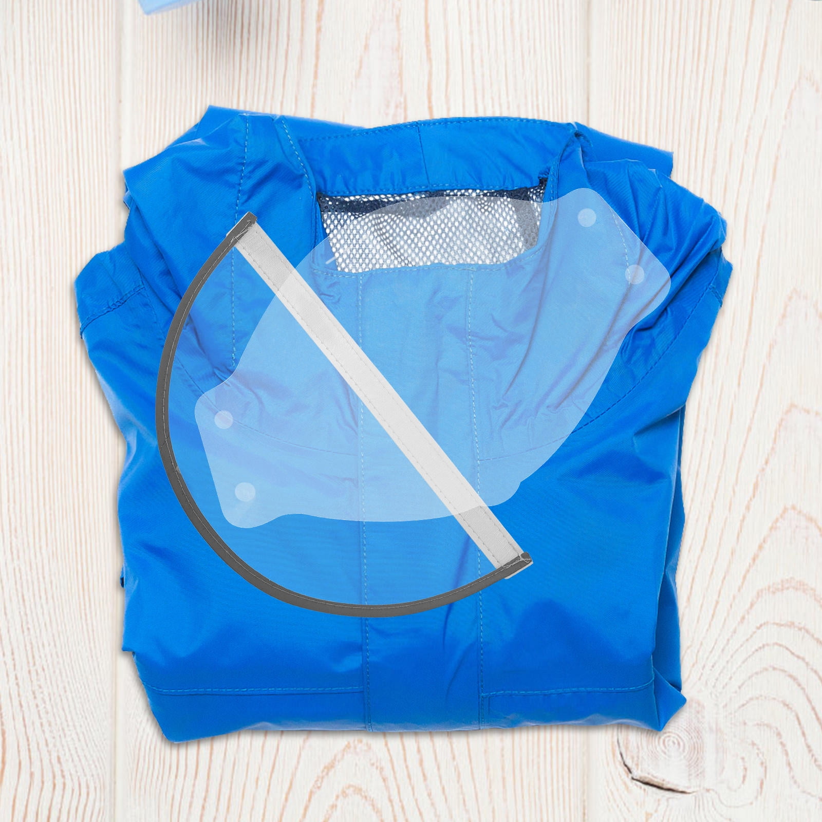 OUNONA Transparent Plastic Rain Shield Hat Brim for Detachable Rain ...