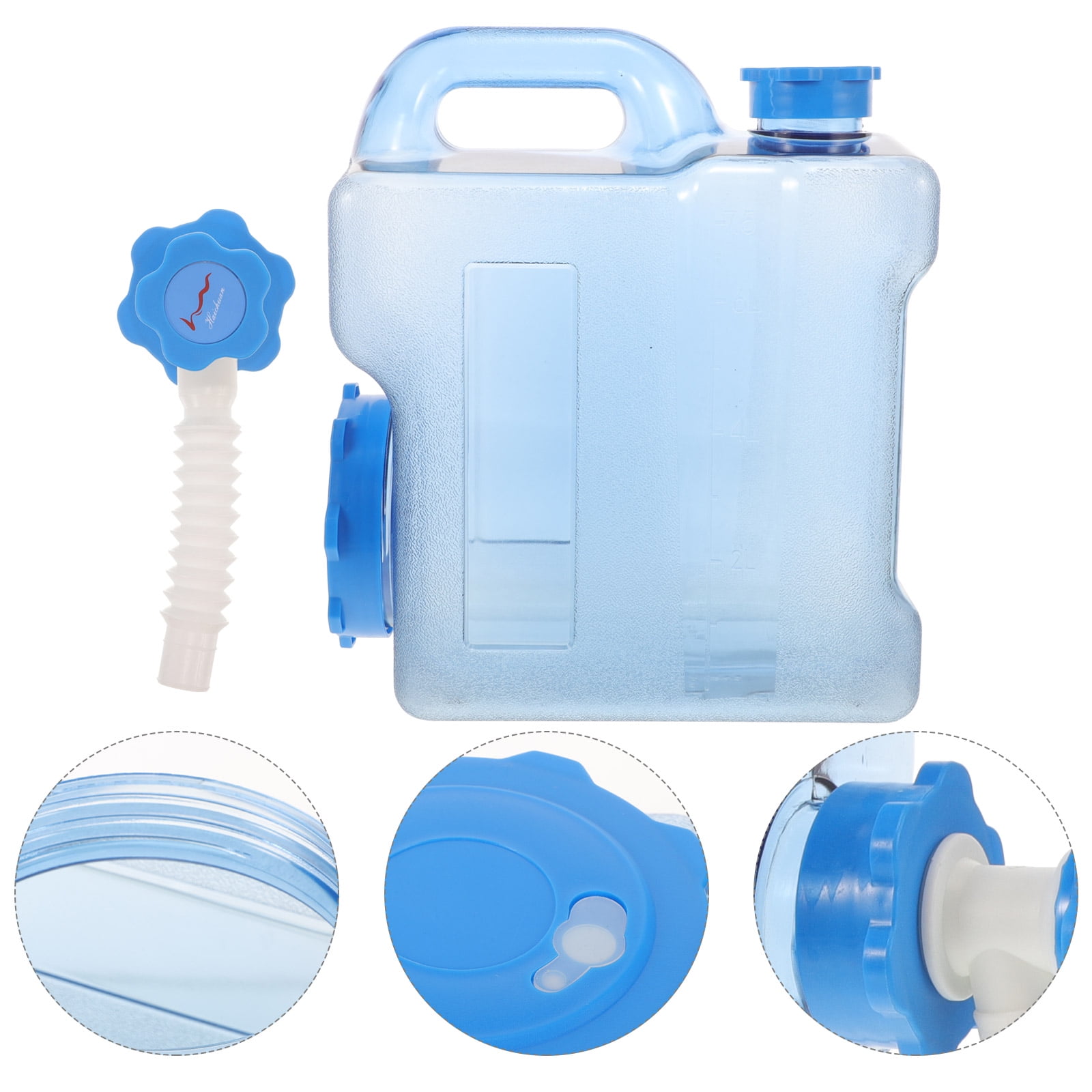 OUNONA Transparent Water Bucket Car Driving Container Holder Camping ...