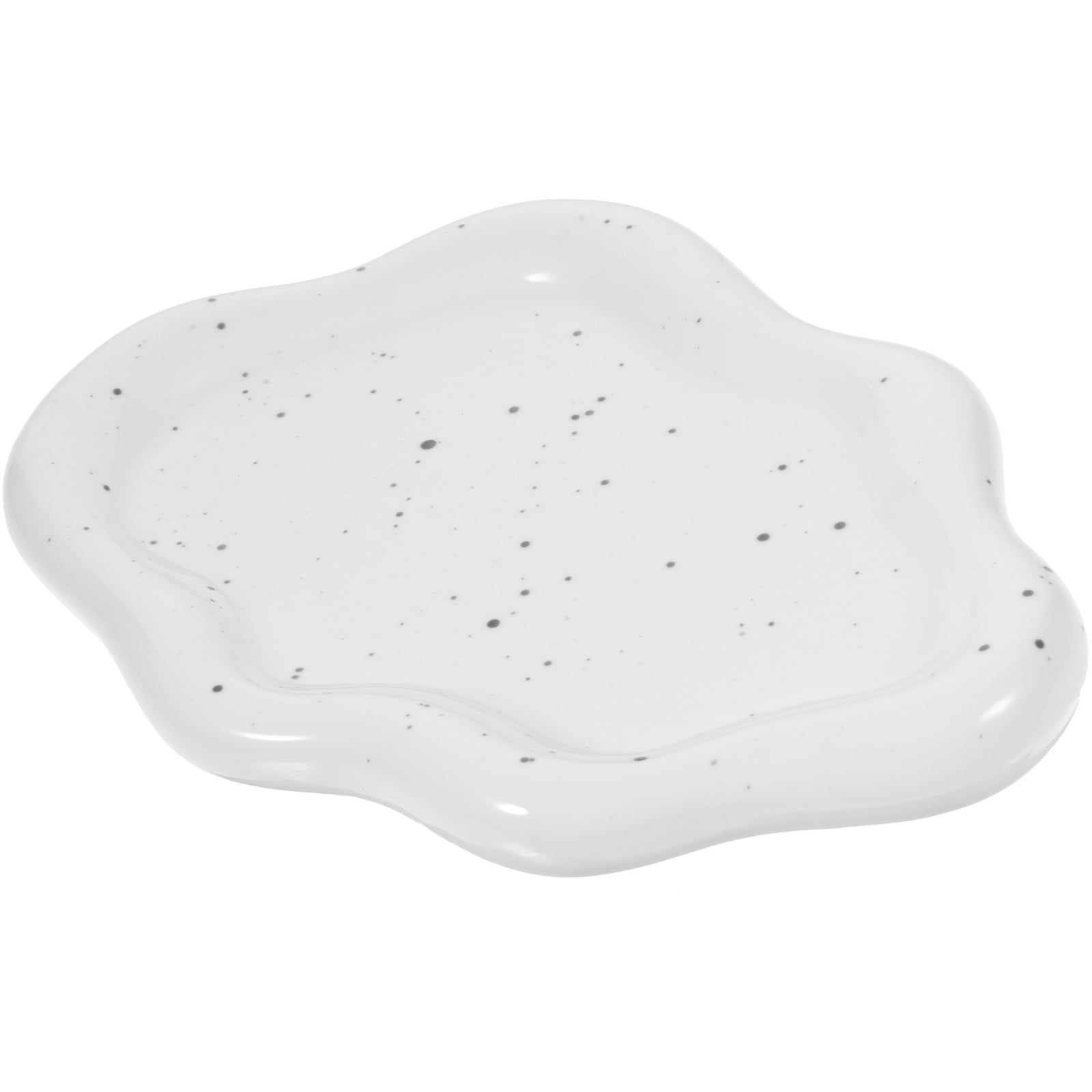 OUNONA Tray Placeholder Wide Edge Ceramic Dining Plate Sundries Storage ...