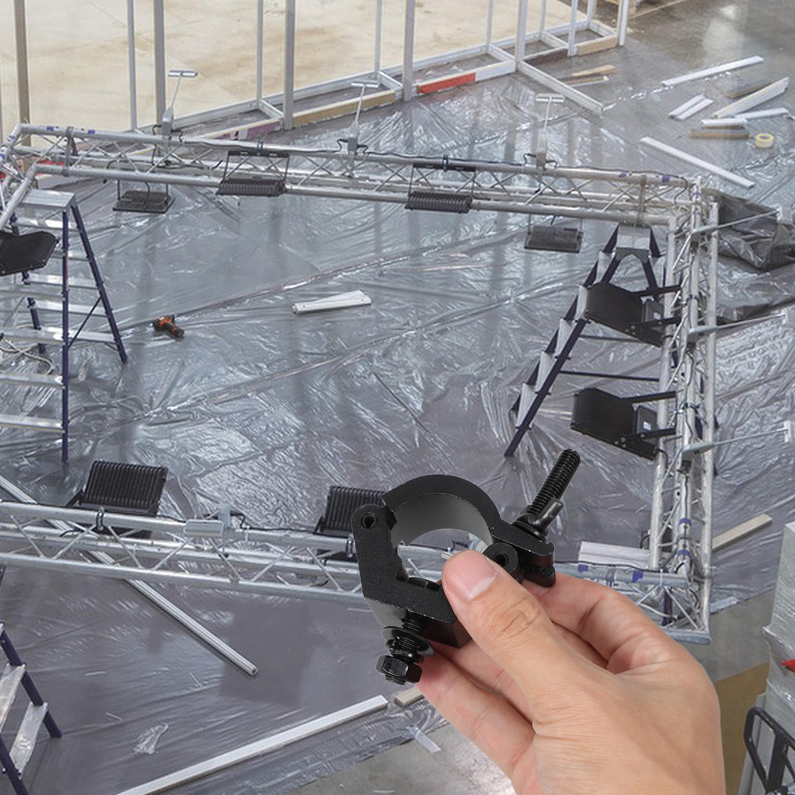 OUNONA Truss Clamp Stage Lights Clamps Swivel Truss Clamp Light Clamps ...