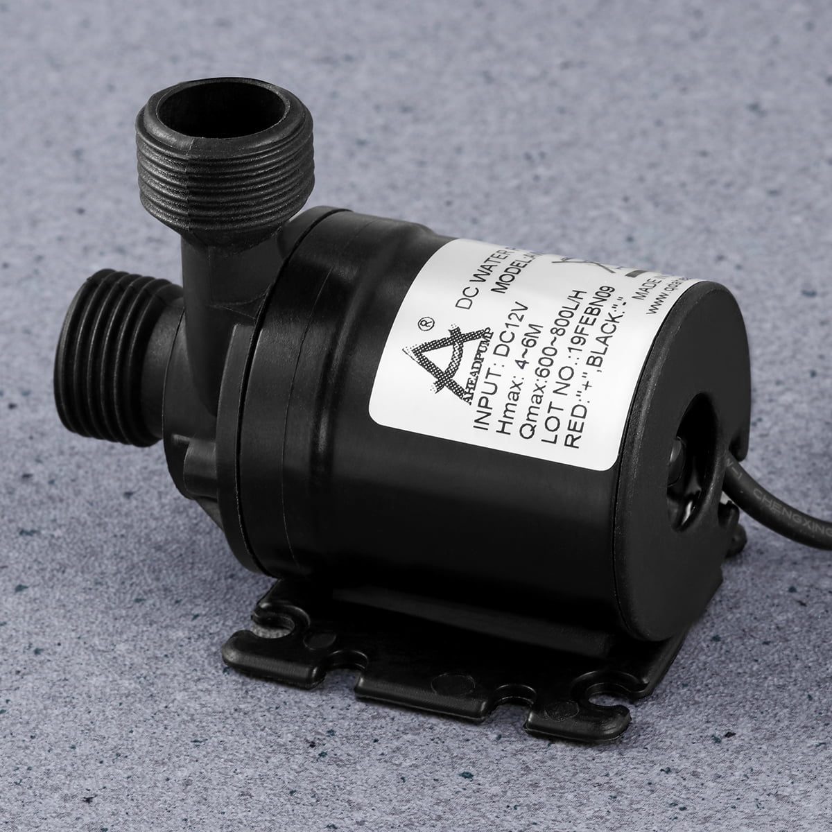 OUNONA UEETEK 1PC DC 12V Brushless Submersible Water Pump 800L/H 5M for ...