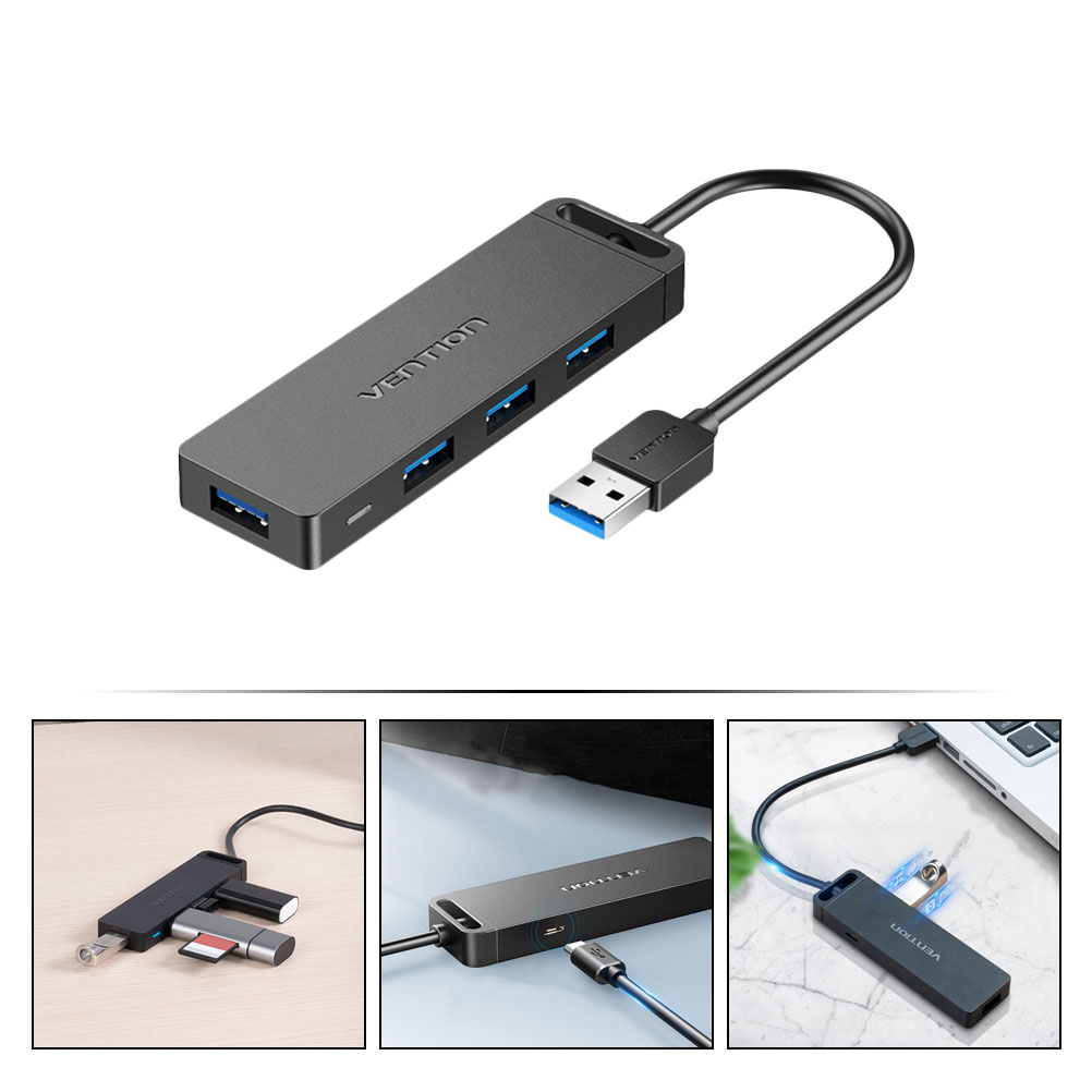 OUNONA USB 3.0 Hub 1m 4 Ports Data Hub for PC Accessories - Walmart.com