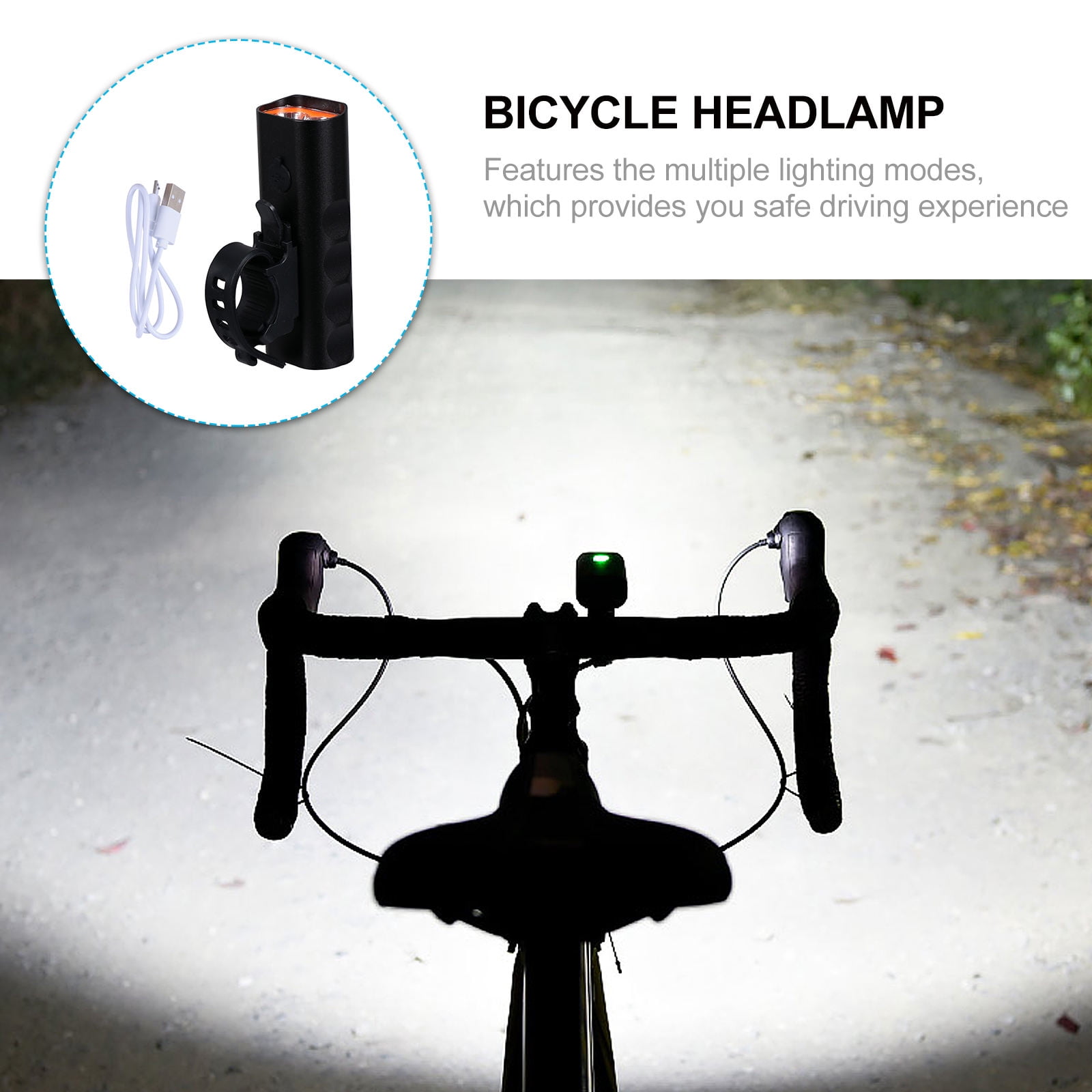 OUNONA USB Bike Light with Multiple Modes for Safe Riding Experience ...