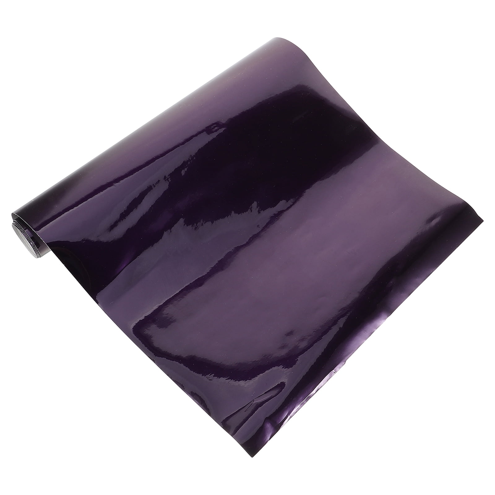 OUNONA Ultra Glossy Purple Car Wrap Vinyl Roll Self Adhesive Full ...