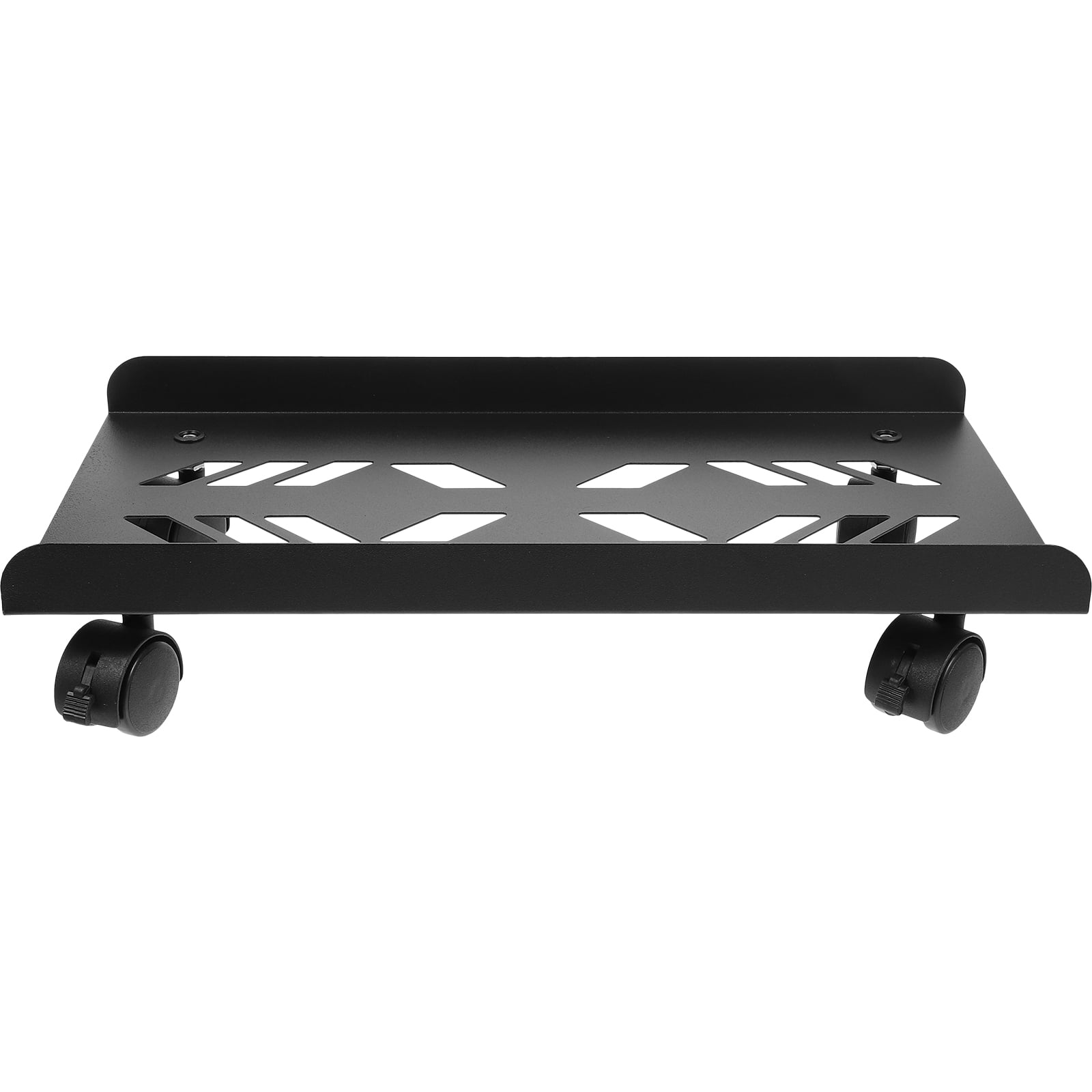 OUNONA Under Desk CPU Holder PC Tower Floor Cart stable PC Tower Riser ...