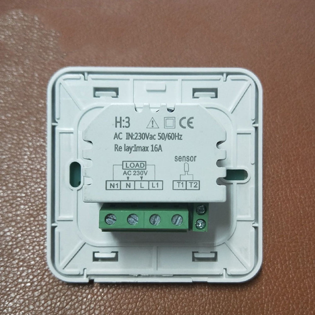 OUNONA Touch Screen Electric Underfloor Heating Thermostat with ...