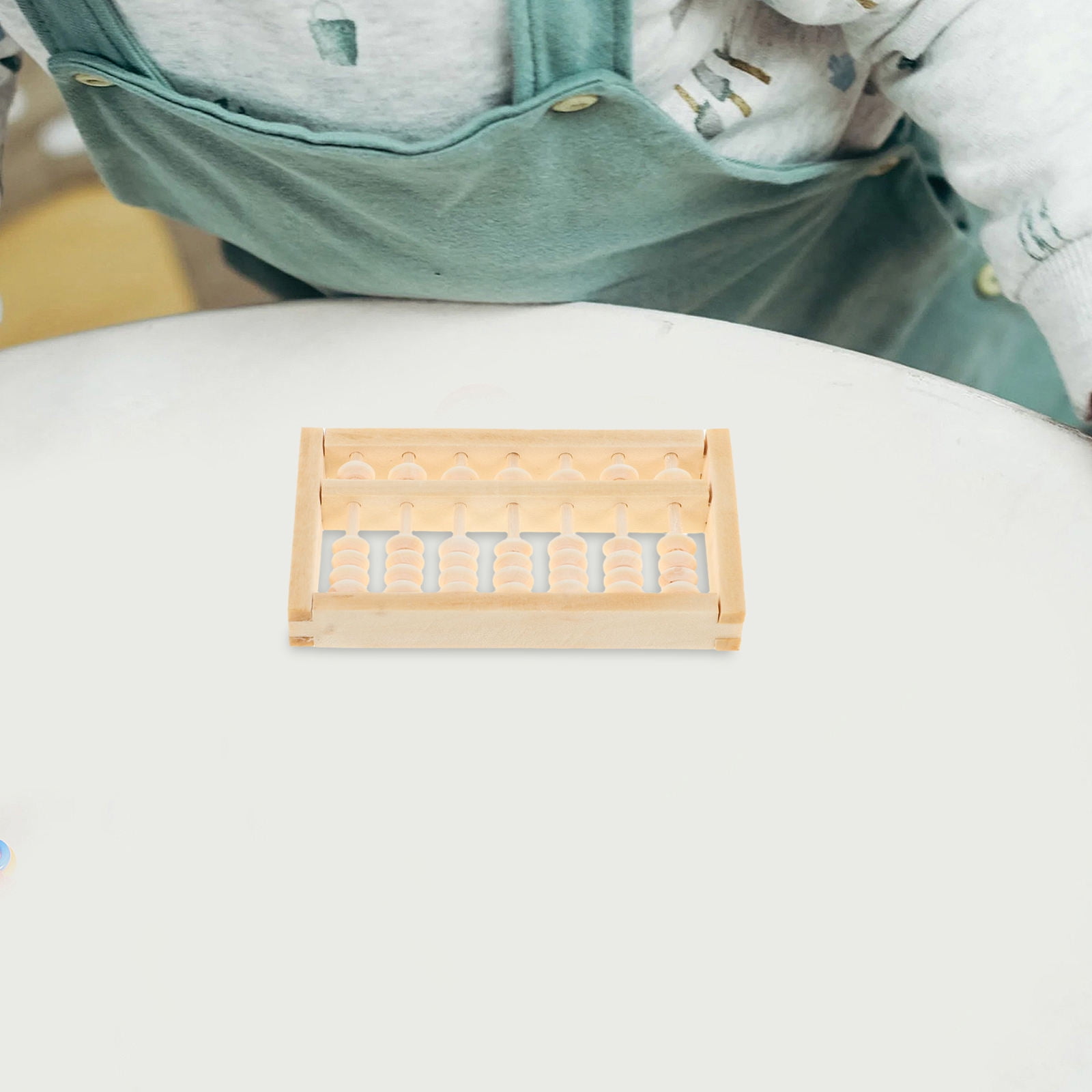 OUNONA Wooden Abacus for Kids and Adults, Vintage Mini Chinese Abacus ...