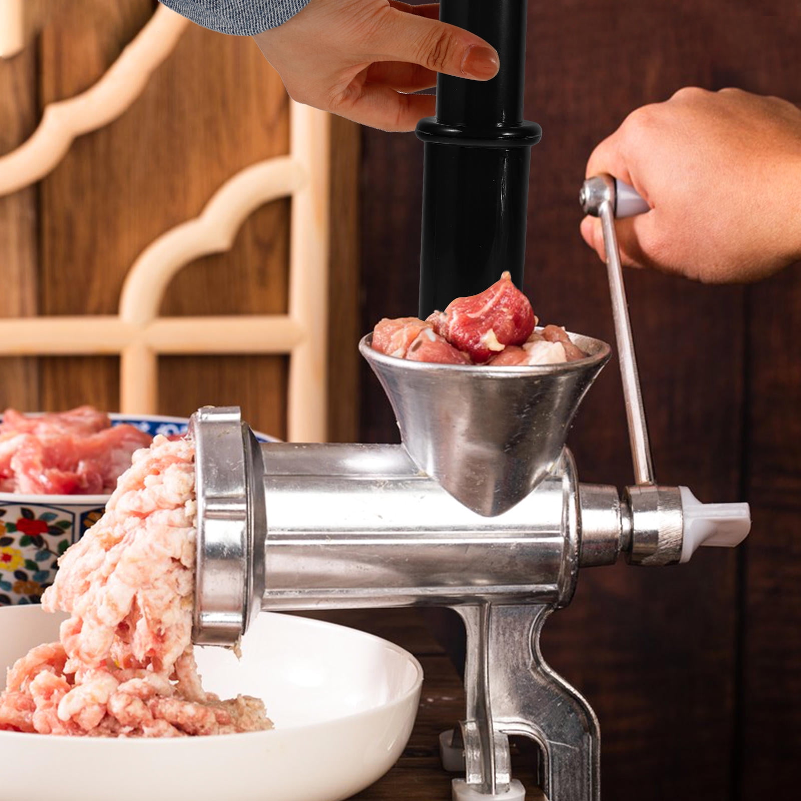 OUNONA Universal Meat Grinder Pusher Stomper Meat Grinder Attachments ...