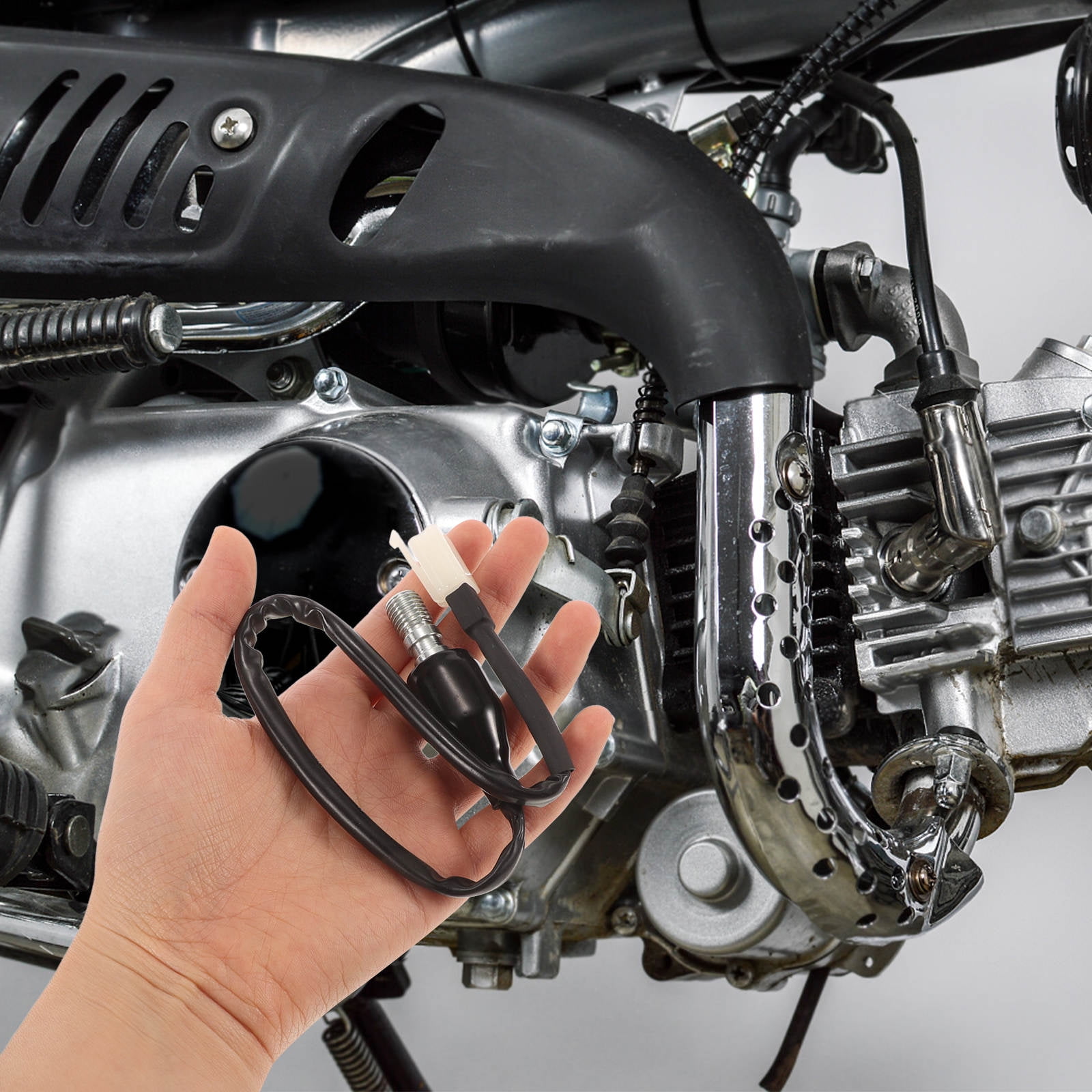 OUNONA Universal Motorcycle Hydraulic Brake Light Switch Rear Brake ...