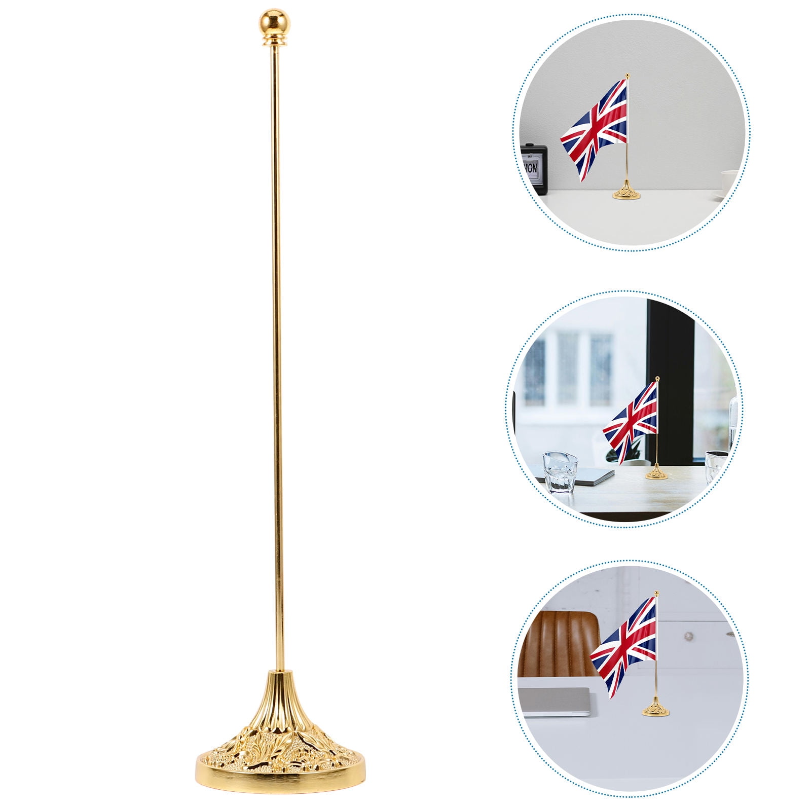 OUNONA Vehicle Flagpole Flag Pole Outdoor Flag Mini Flags Car Flag ...