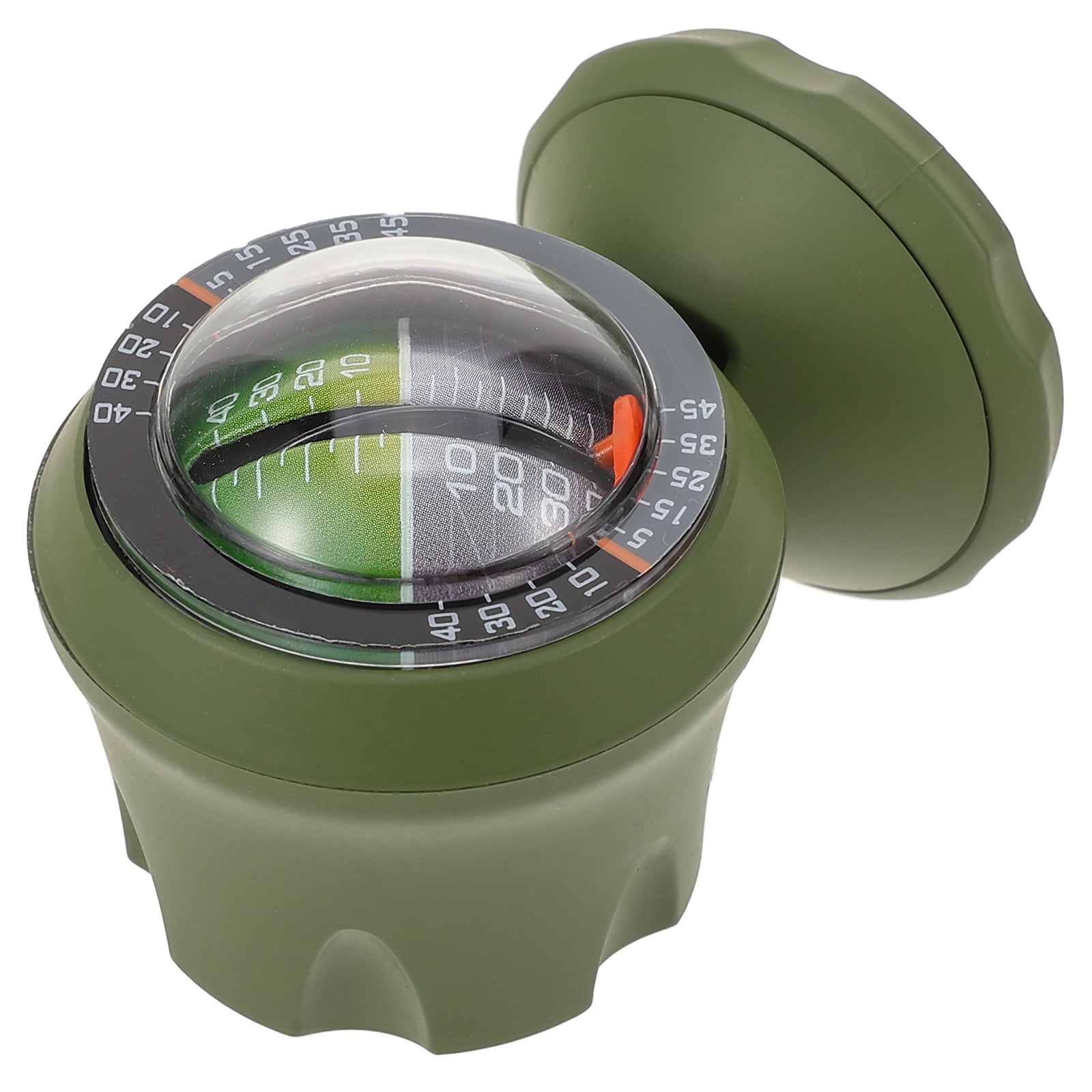 OUNONA Vehicle Inclinometer Level Car Gauge for Slope Travel Work Olive ...