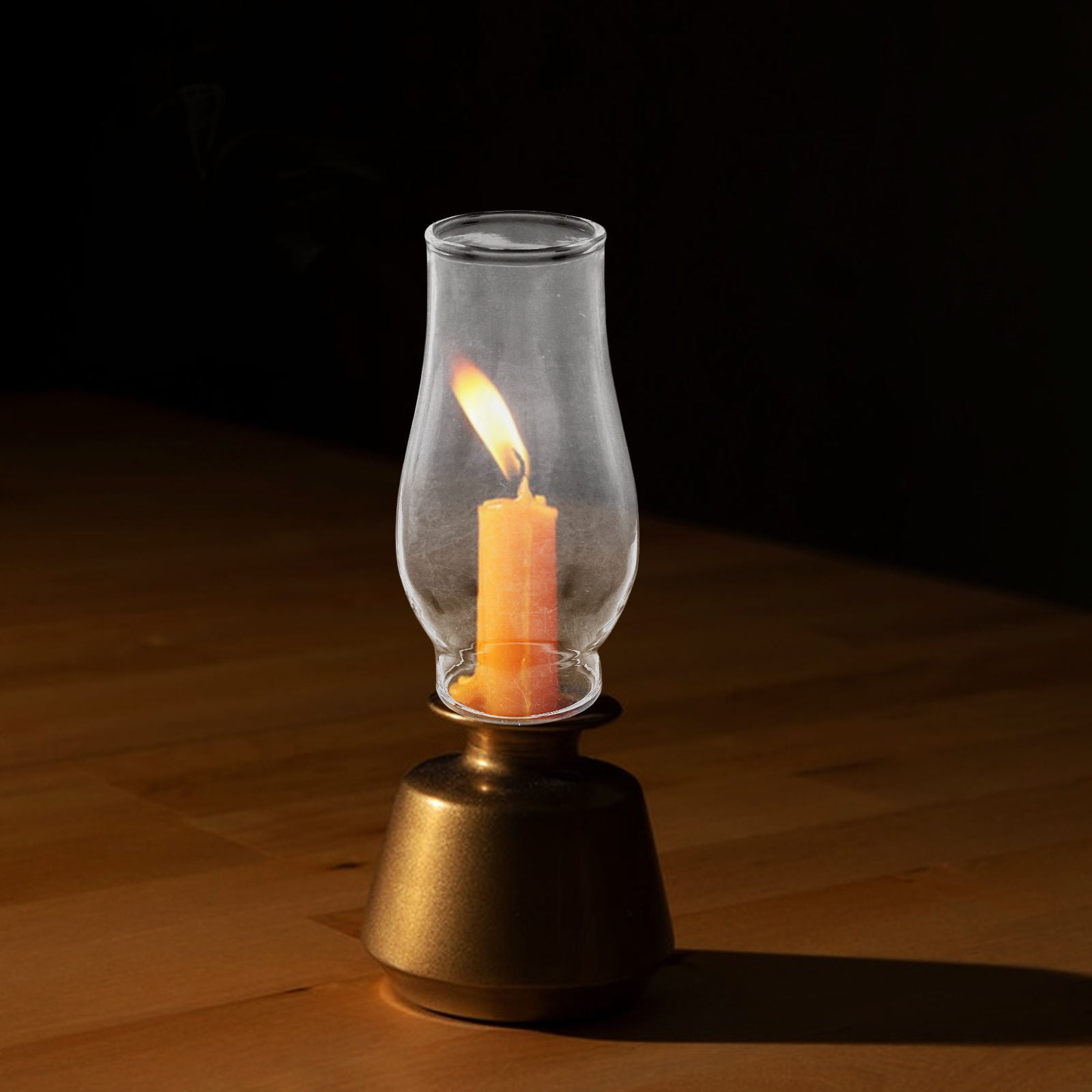 OUNONA Vintage Clear Glass Lantern Chimney for Decorative Oil Lamp ...