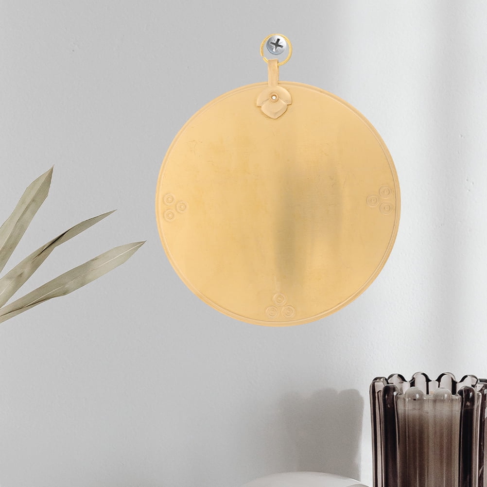 OUNONA Vintage Convex Brass Mirror Bagua Mirror Wall Hanging Craft ...